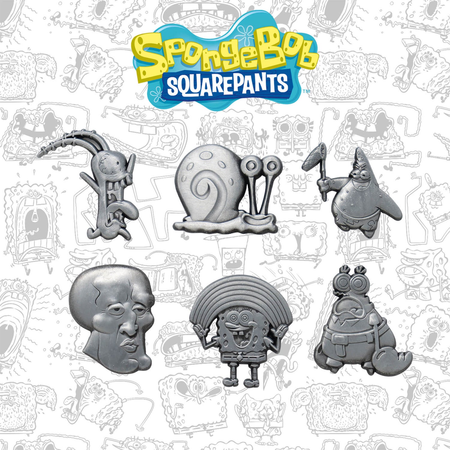 Fanattik SpongeBob SquarePants Limited Edition 6 Pin Set - IWOOT UK