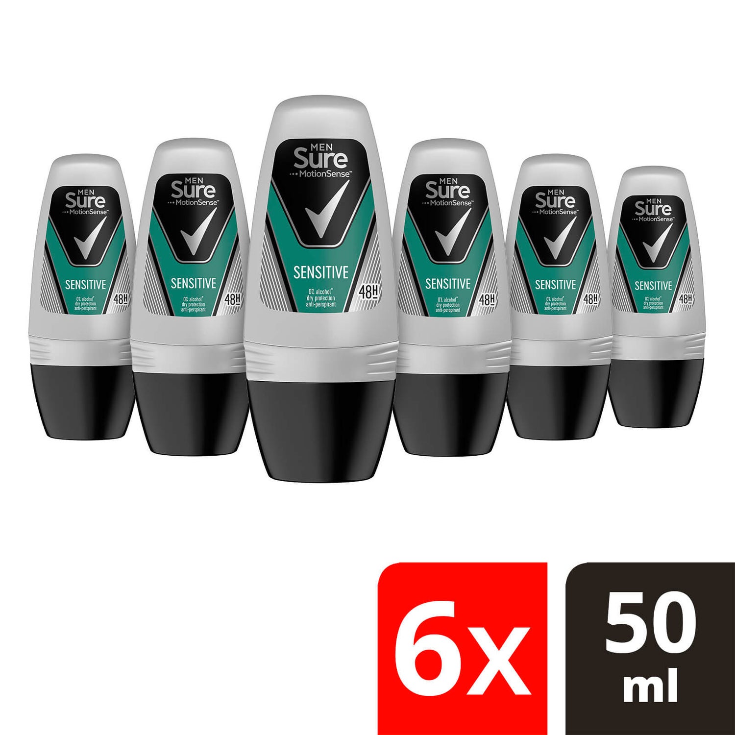 Sure Sensitive 48h Protection Anti-Perspirant Roll On Deodorant 50ml ...