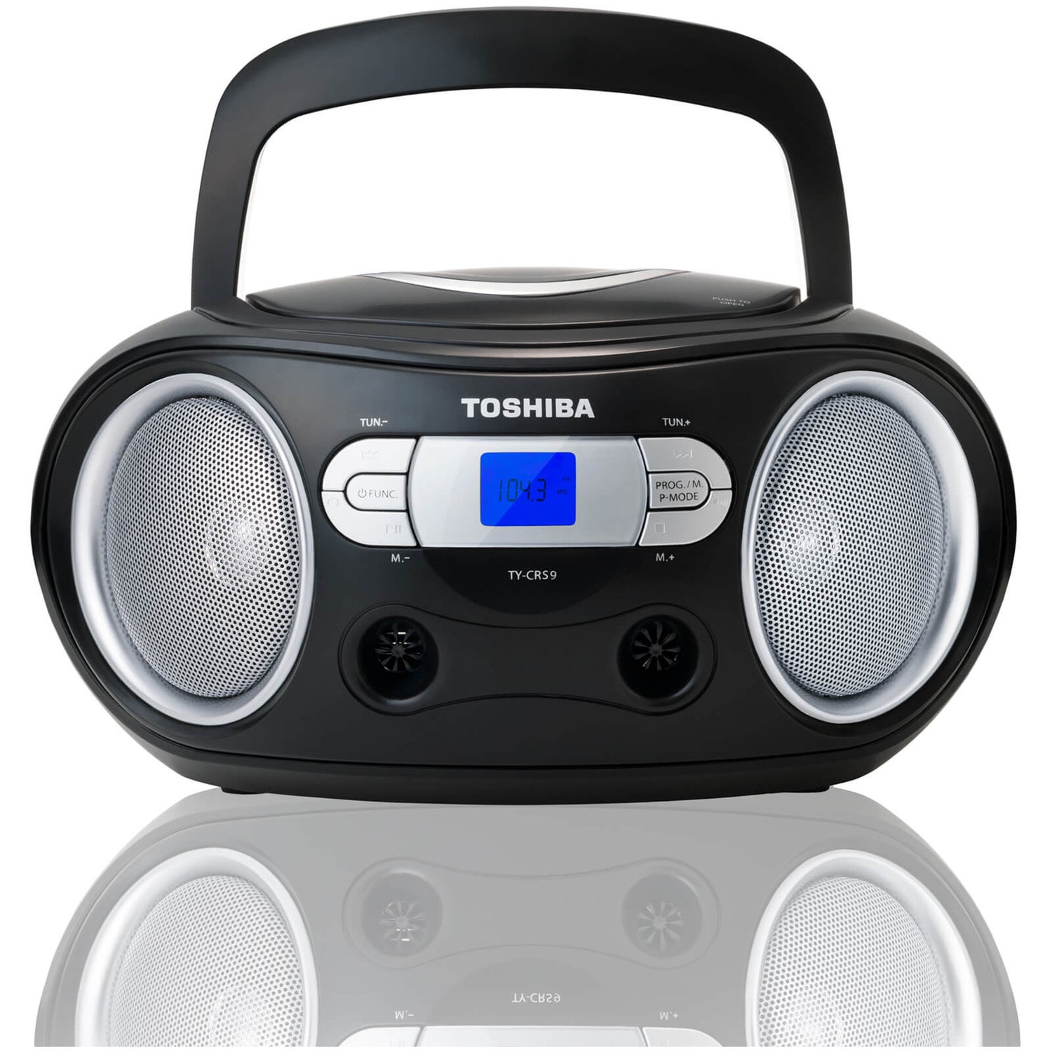 Toshiba Portable CD Boombox - Black Electronics - Zavvi UK