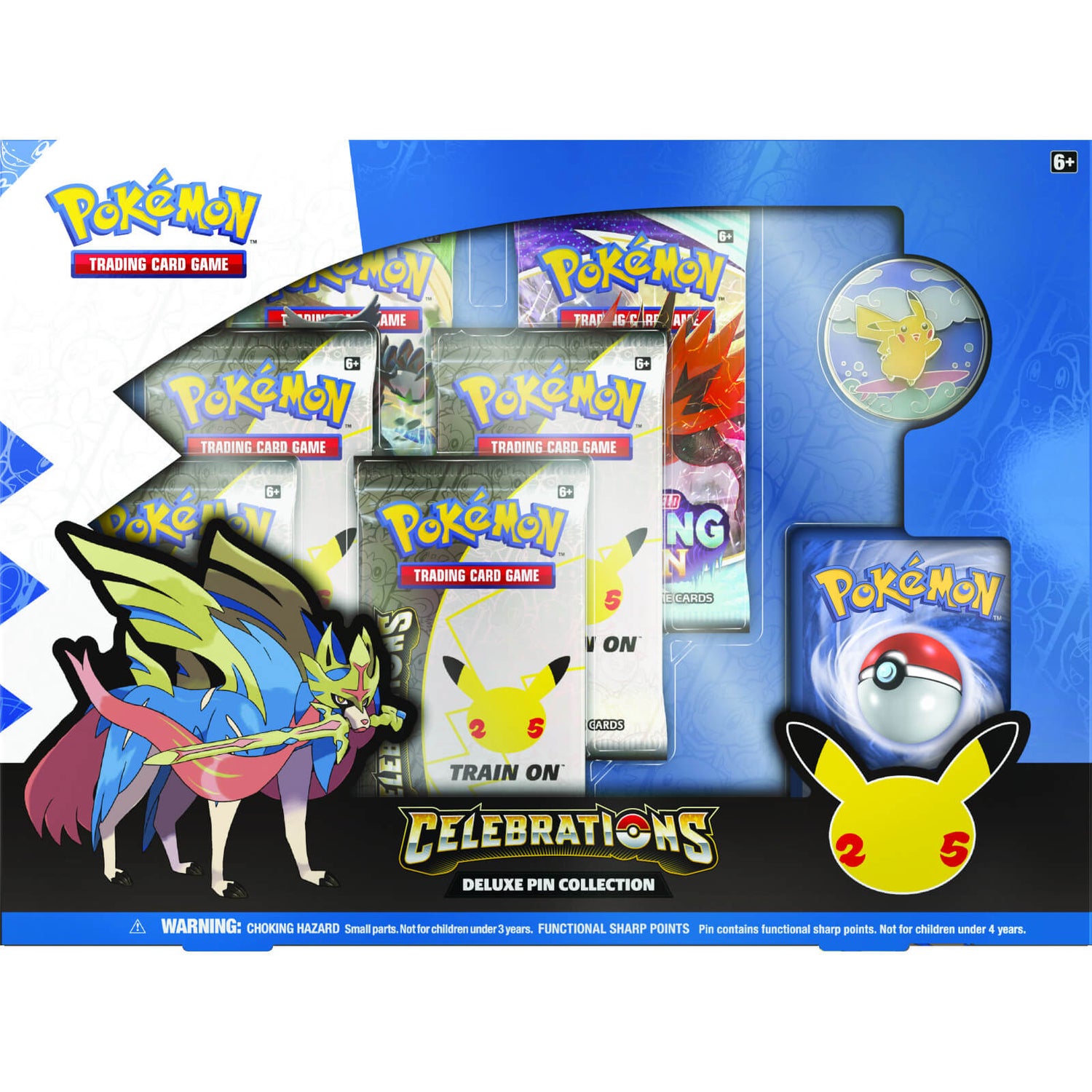 Pokémon TCG: Celebrations Deluxe Pin Box (25th Anniversary) Toys - Zavvi UK