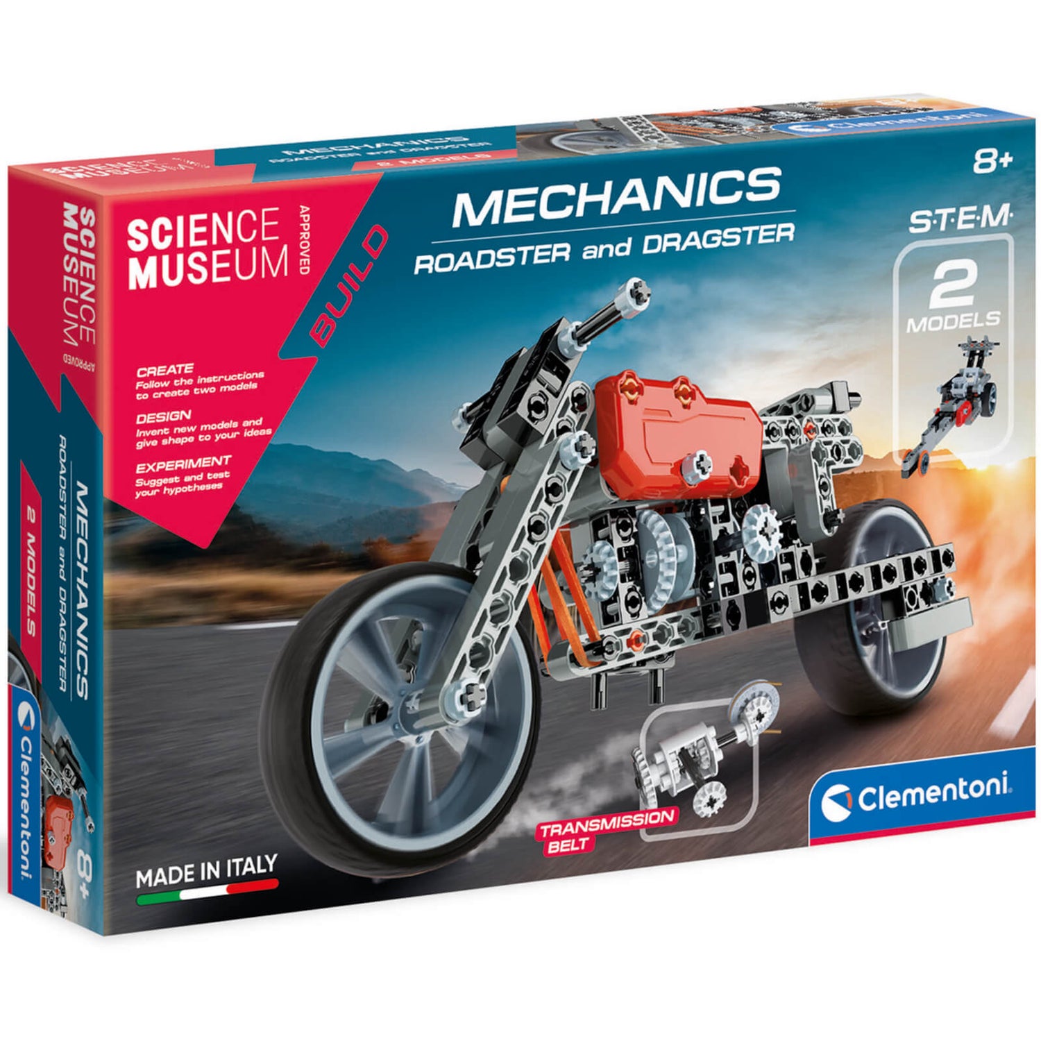 Science Museum Mechanical Lab - Roadster & Dragster Toy - IWOOT UK