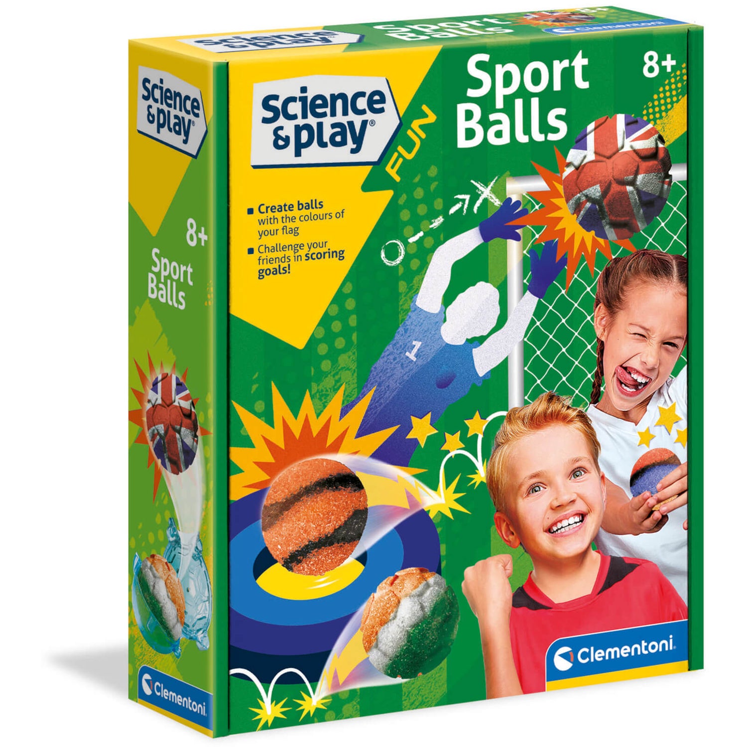 Clementoni Science & Play Bouncy Sports Balls Play Set - IWOOT UK
