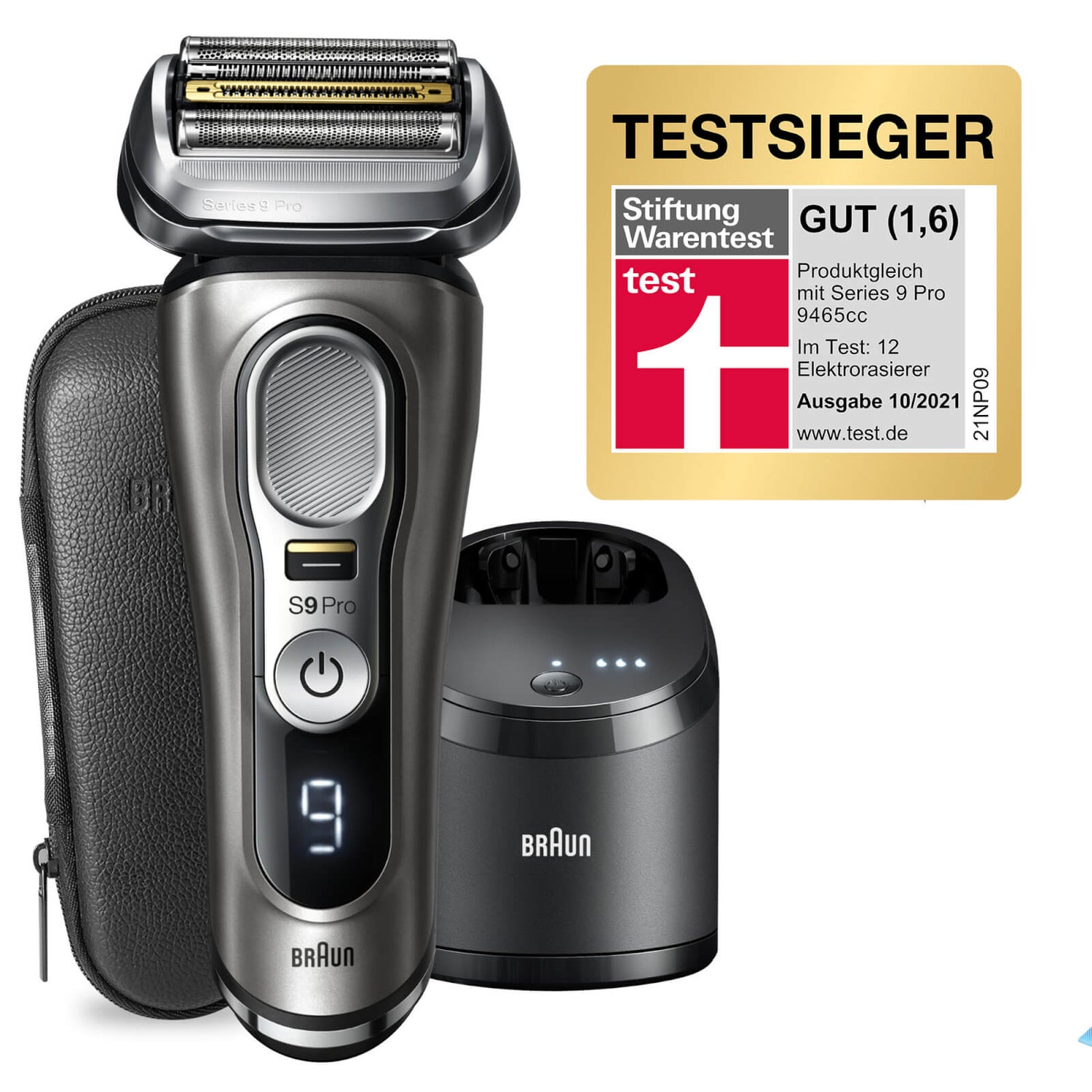 Braun Series 9 Pro 9465CC Men's Electric Shaver - Entrega GRÁTIS