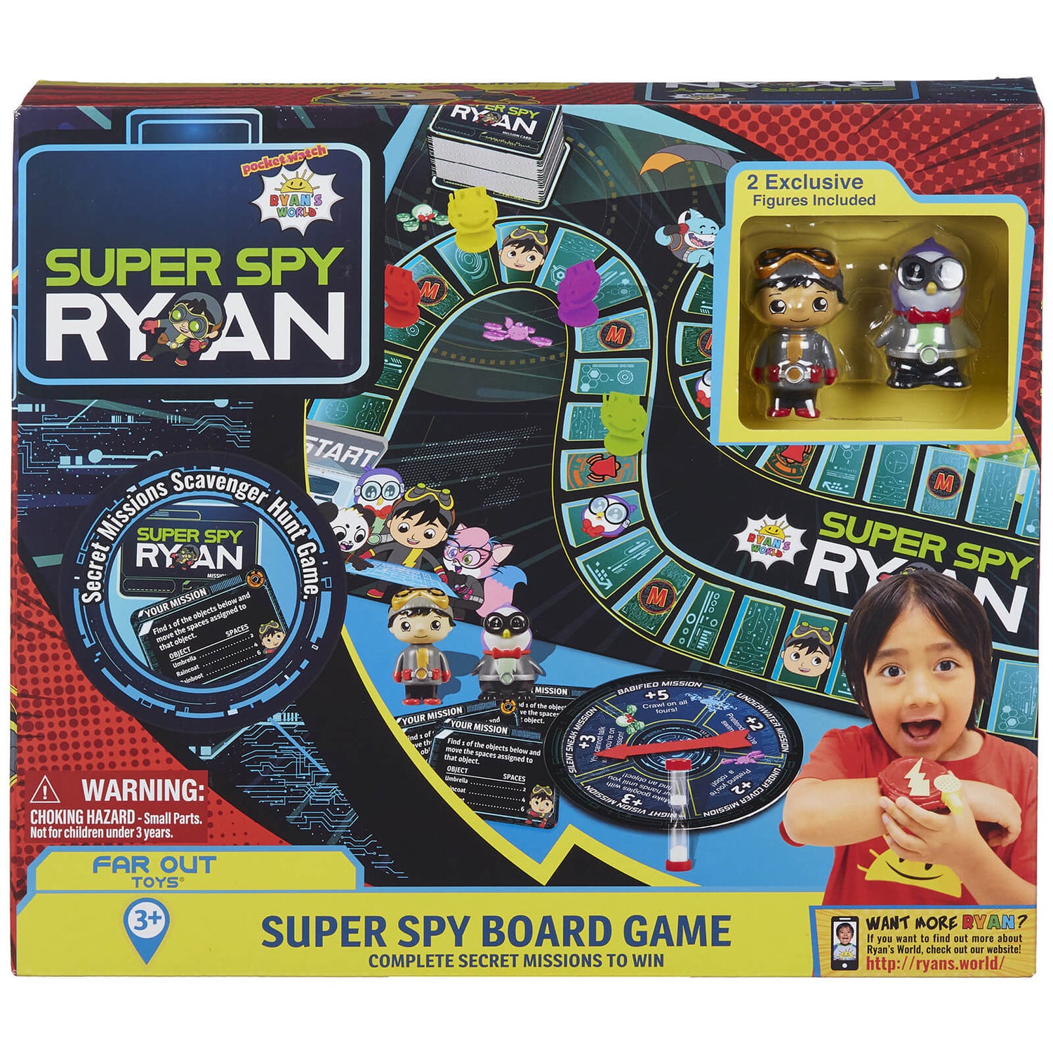 Ryan's World Spy Game Toys - Zavvi UK