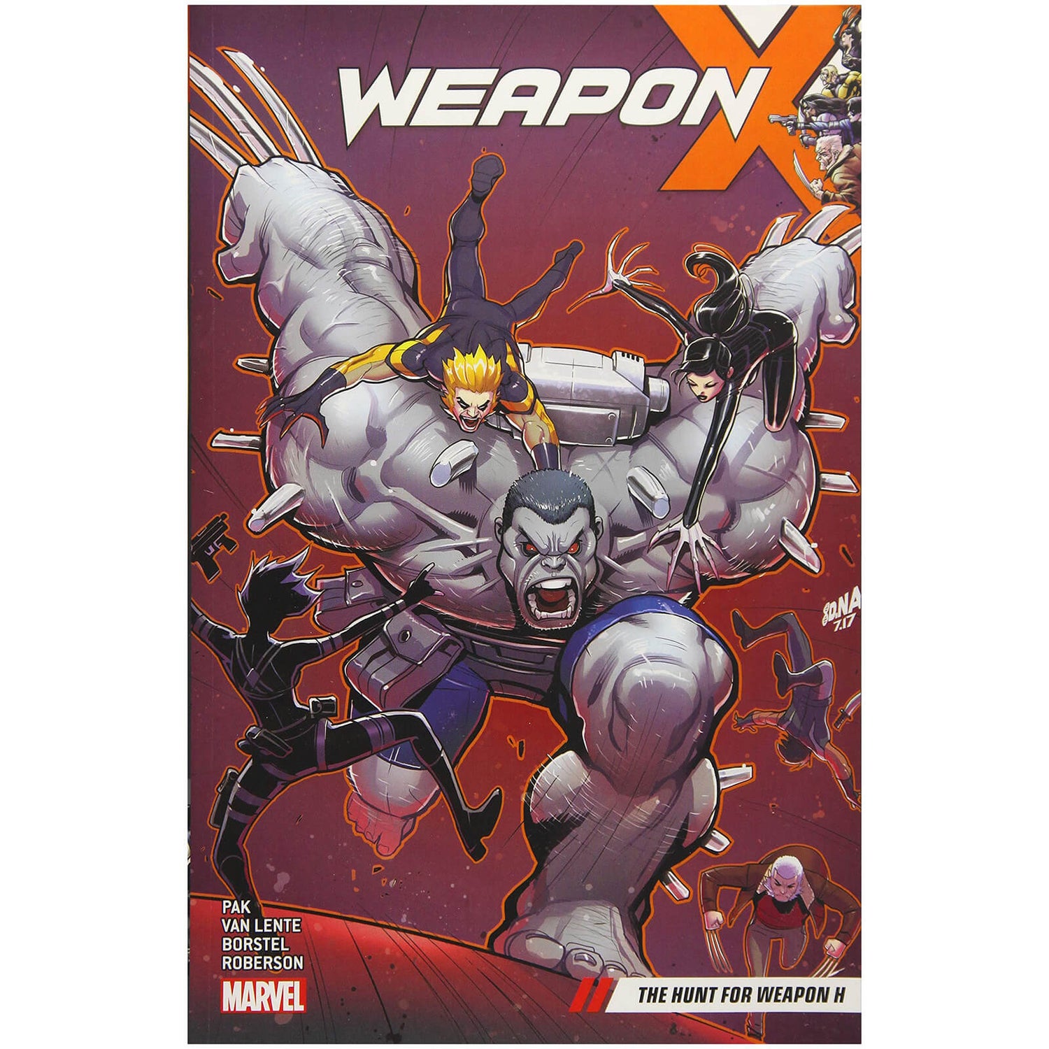 Marvel Comics Weapon X Trade Paperback Vol 02 Hunt For Weapon H Graphic ...
