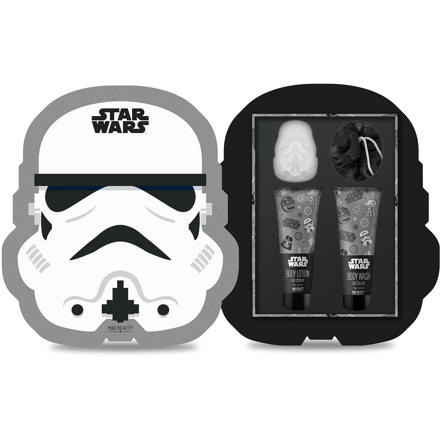 Star Wars - Stormtrooper Gift Set with Puff, Body Wash, Lotion and ...