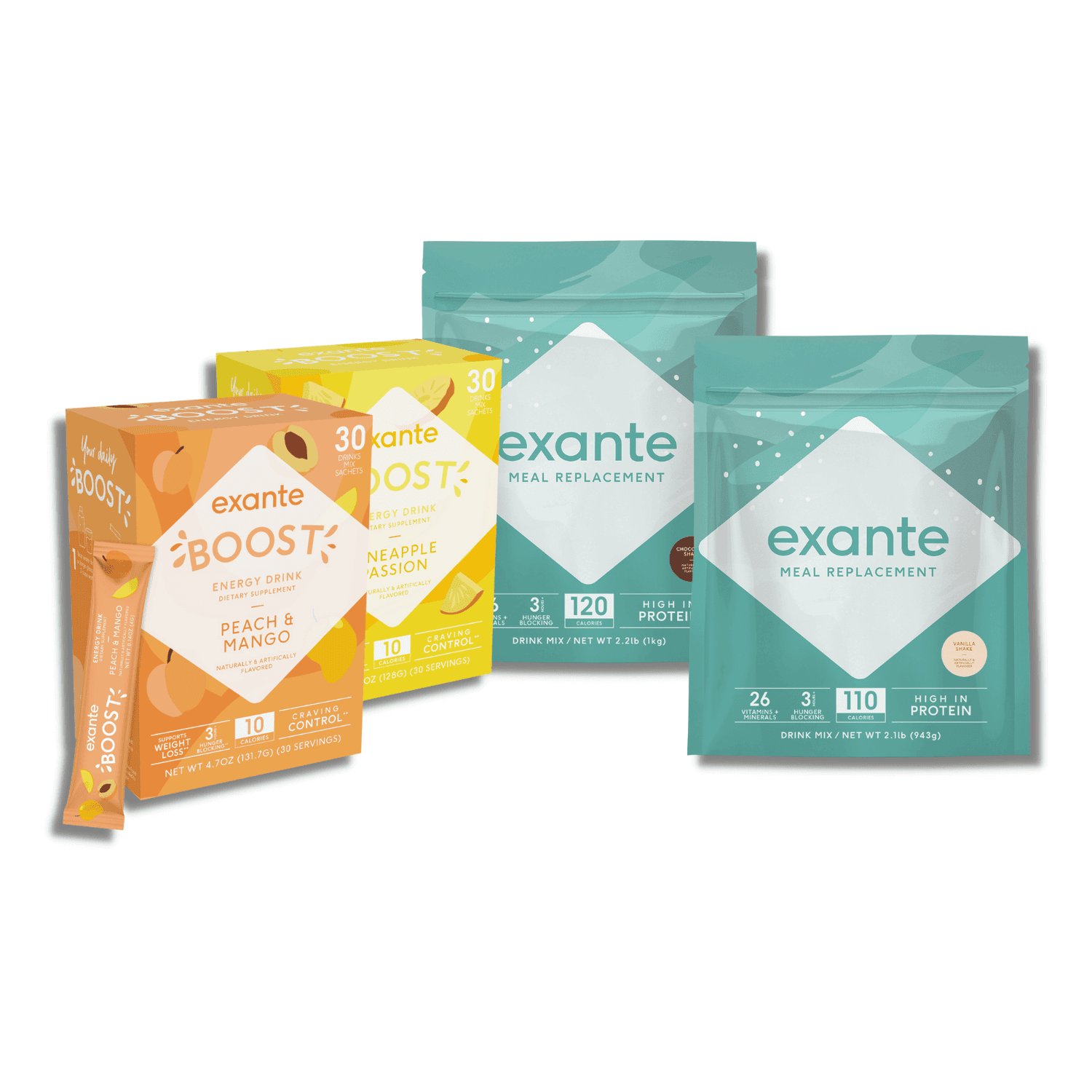 exante Bestsellers Bundle | Meal Replacement Products | exante