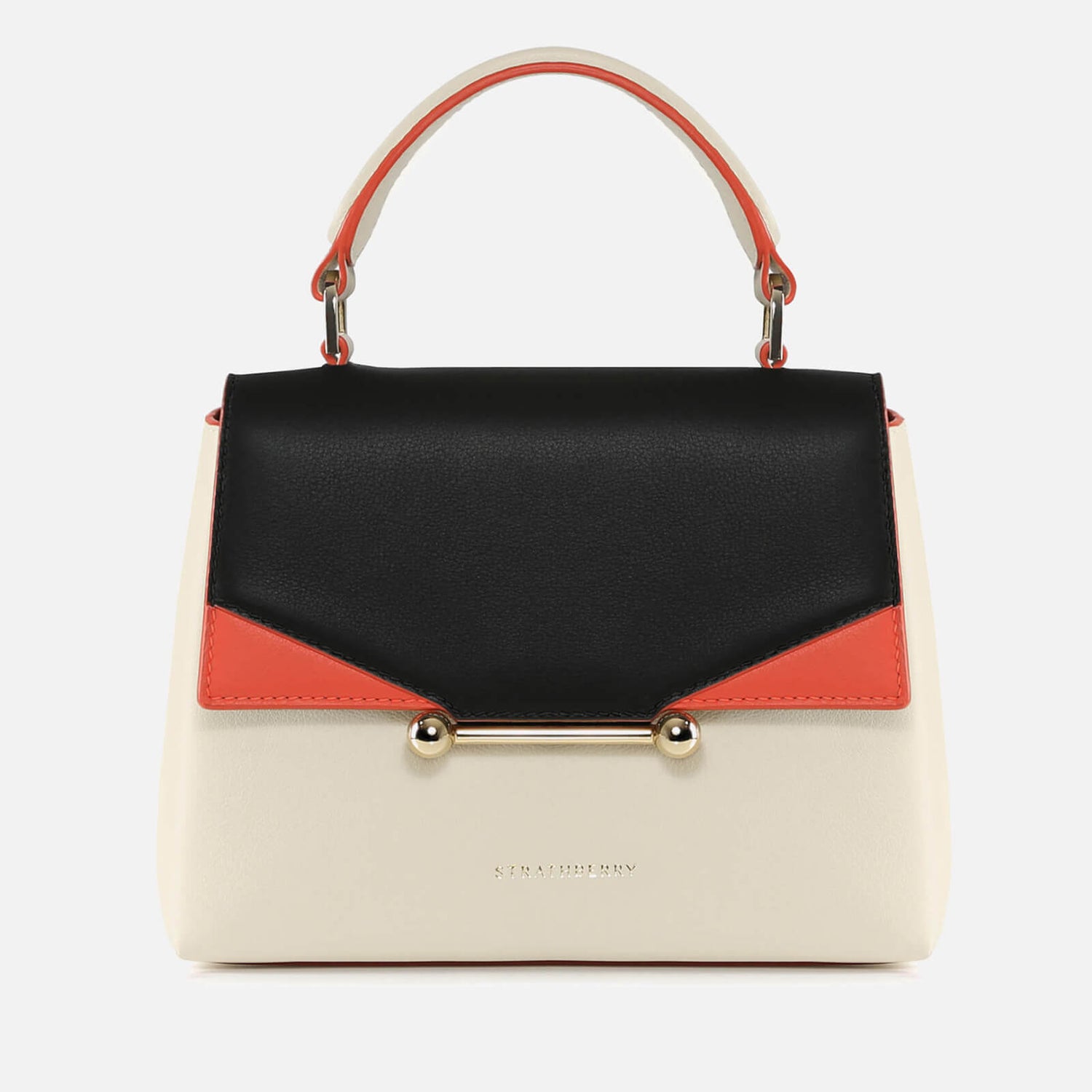 Strathberry Women's Trinity Mini Leather Shoulder Bag - Tri Colour ...