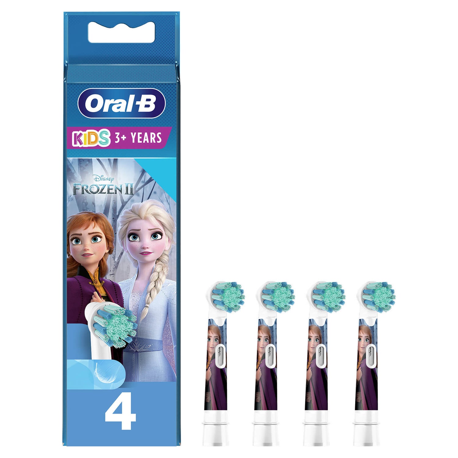 Oral B Kids Disney Frozen Brush Heads - 4 Pieces | Oral-B UK