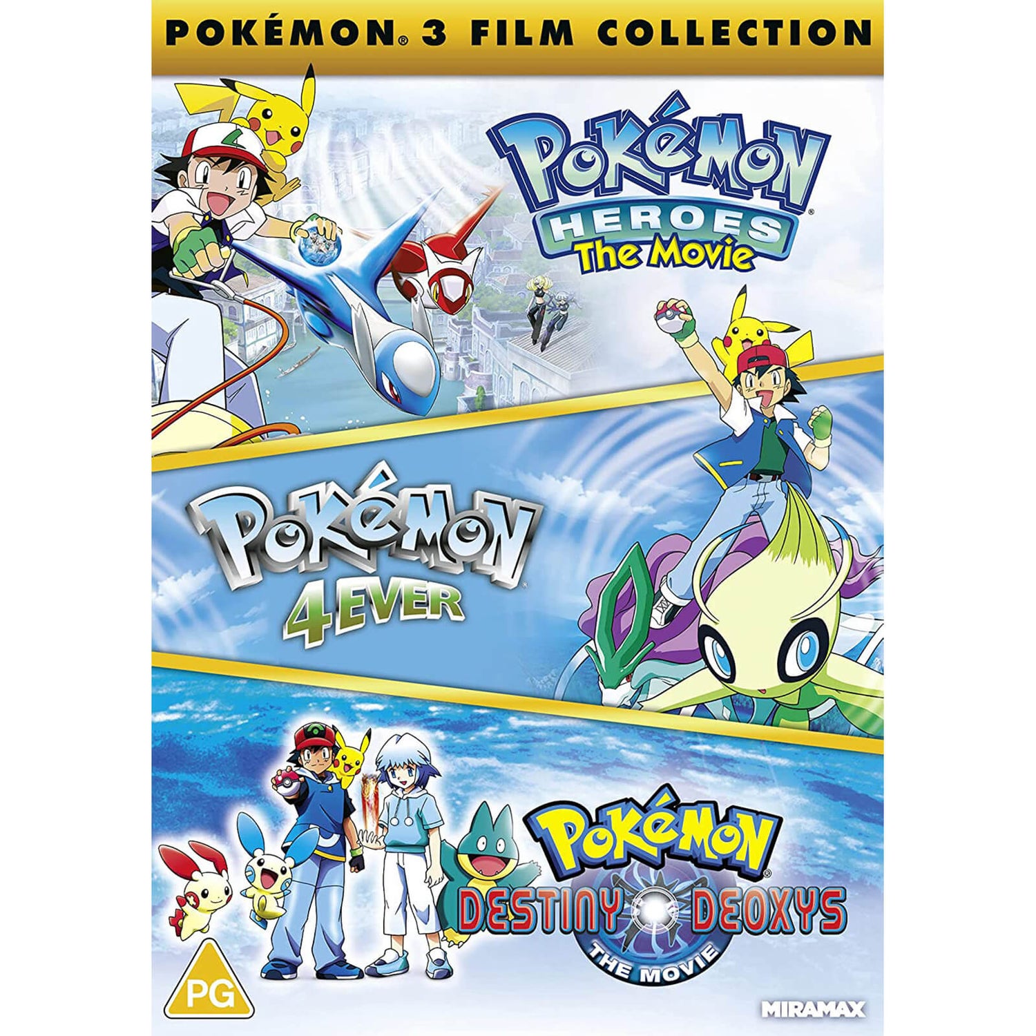 Pokémon 3-Movie Collection DVD - Zavvi UK