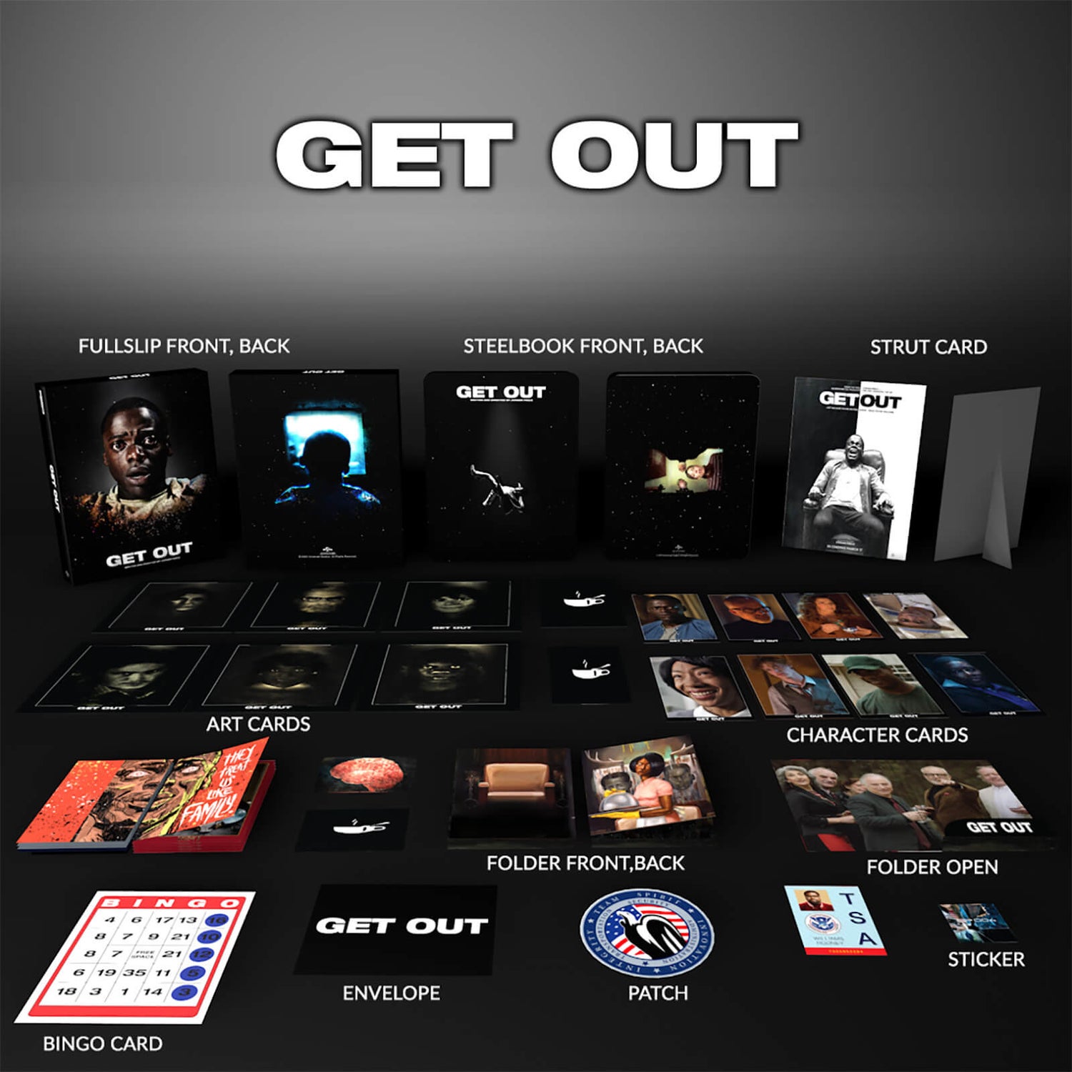 Get Out - 4K Ultra HD Limited Edition Collector's Steelbook (Includes ...