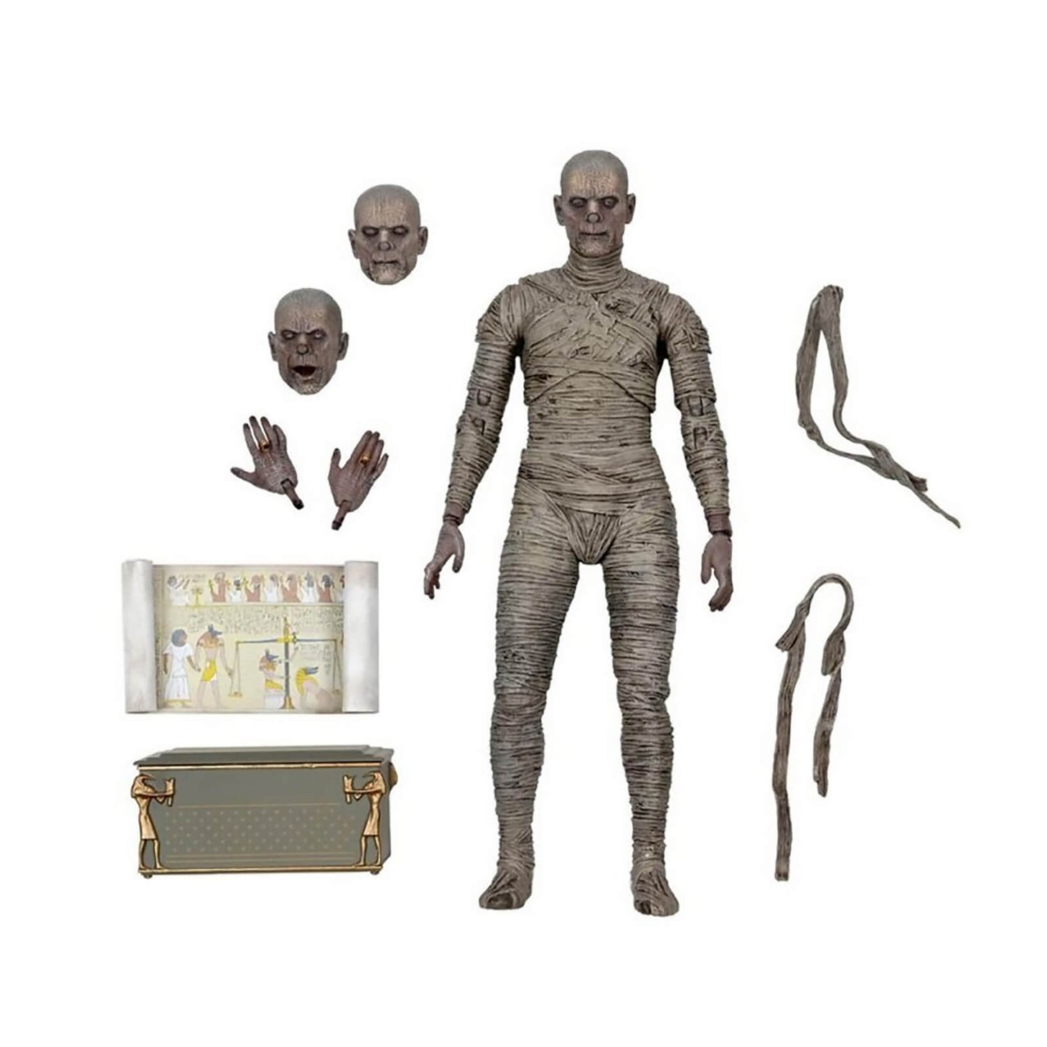 NECA Universal Monsters The Mummy in Colour Ultimate 7 Inch Action ...