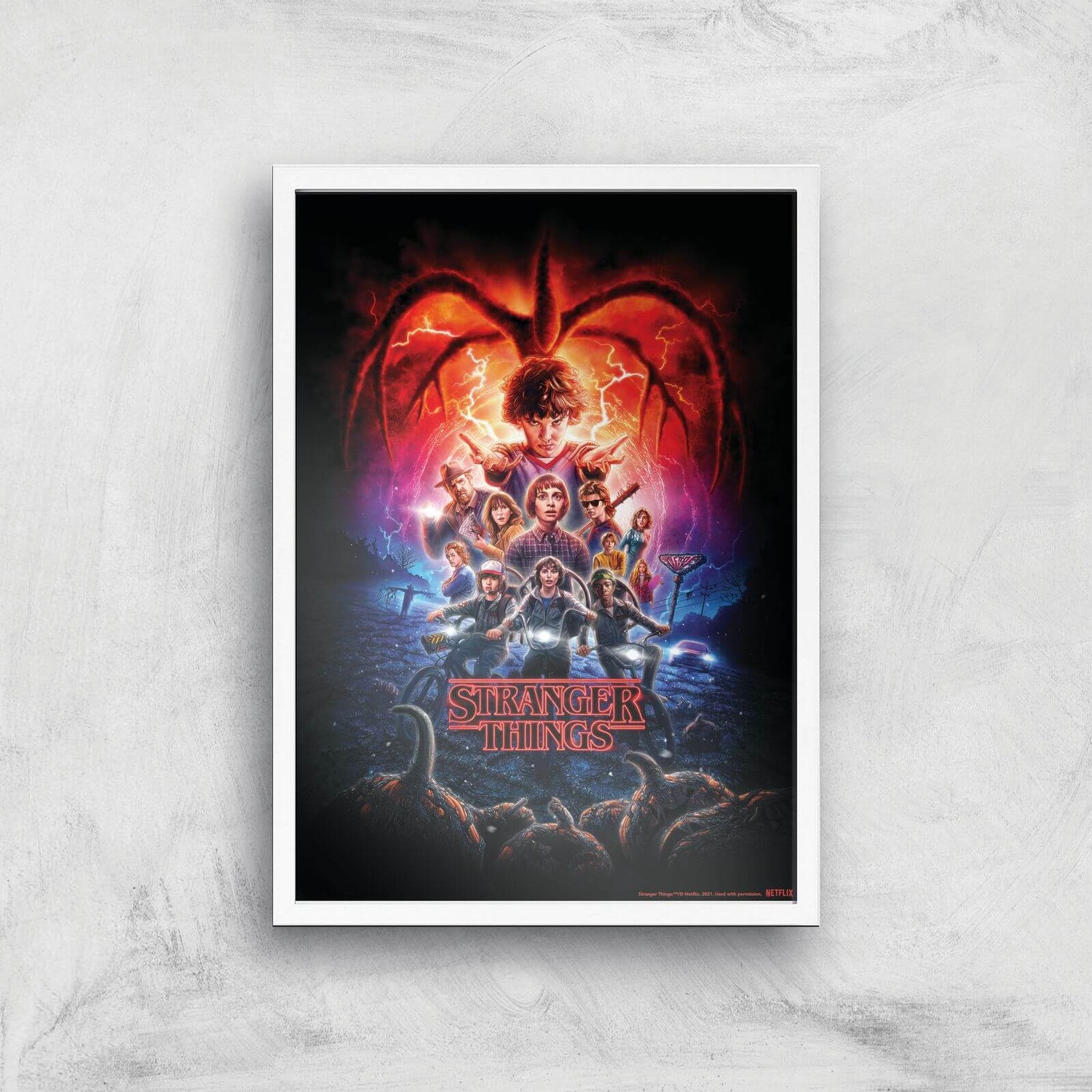 Stranger Things Season Two Poster Giclee Art Print Homeware - Zavvi UK