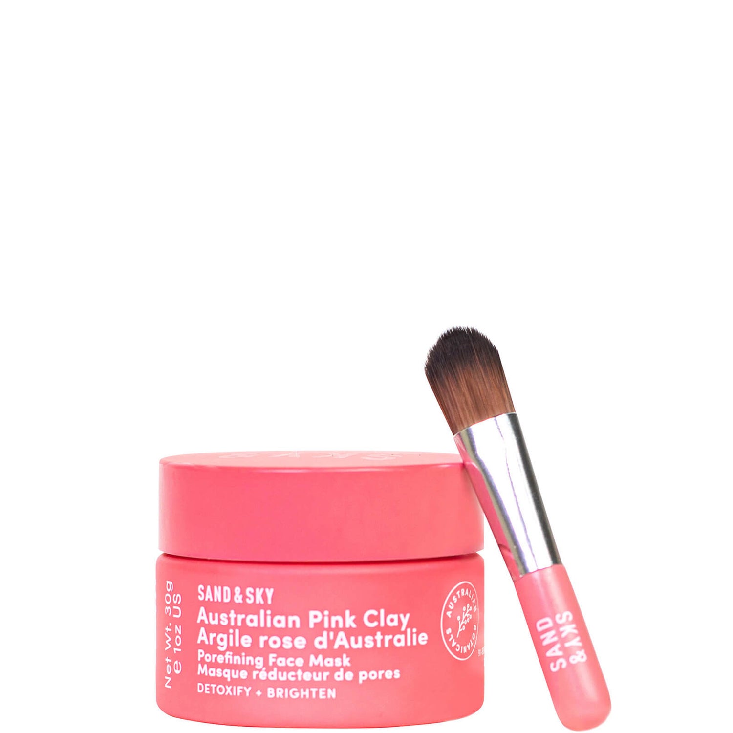 Sand & Sky Travel Sized - Australian Pink Clay - Porefining Face Mask 30g