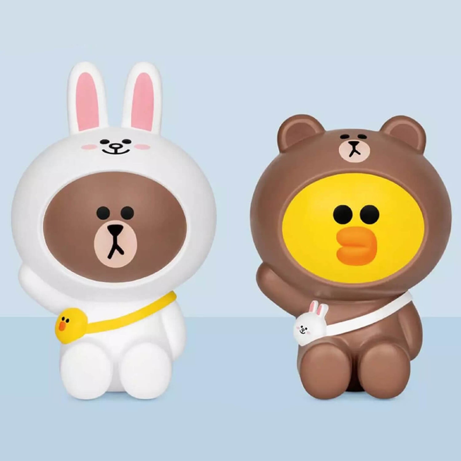 Beast Kingdom Line Friends Vinyl Piggy Bank 2 Piece Set - Brown & Sally ...