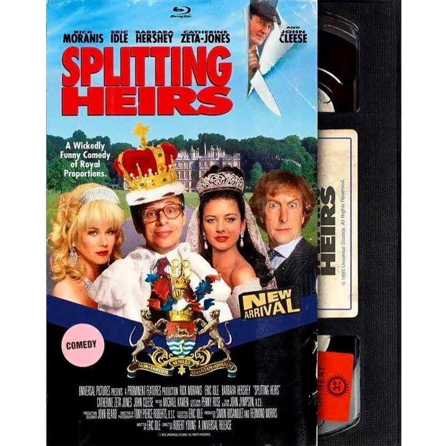 Splitting Heirs (Retro VHS Packaging) (US Import) Blu-ray - Zavvi UK