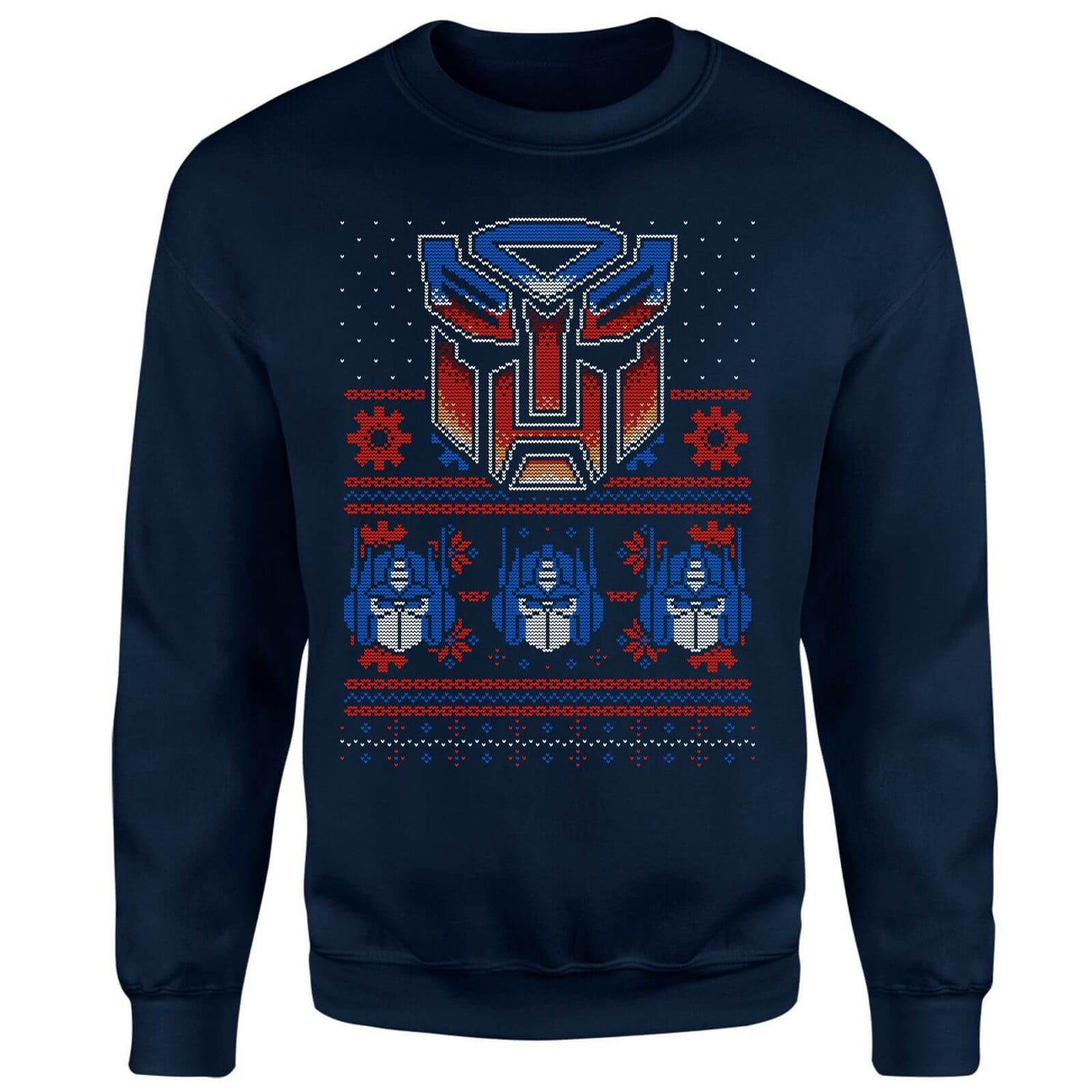 Transformers Christmas Autobots Classic Ugly Knit Unisex Christmas ...
