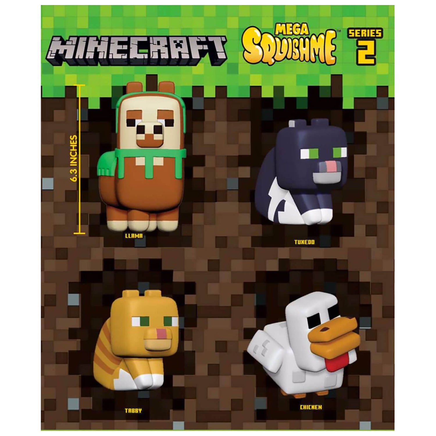 Minecraft Mega Squishme 16cm Anti-Stress Figure Squishy Merchandise ...