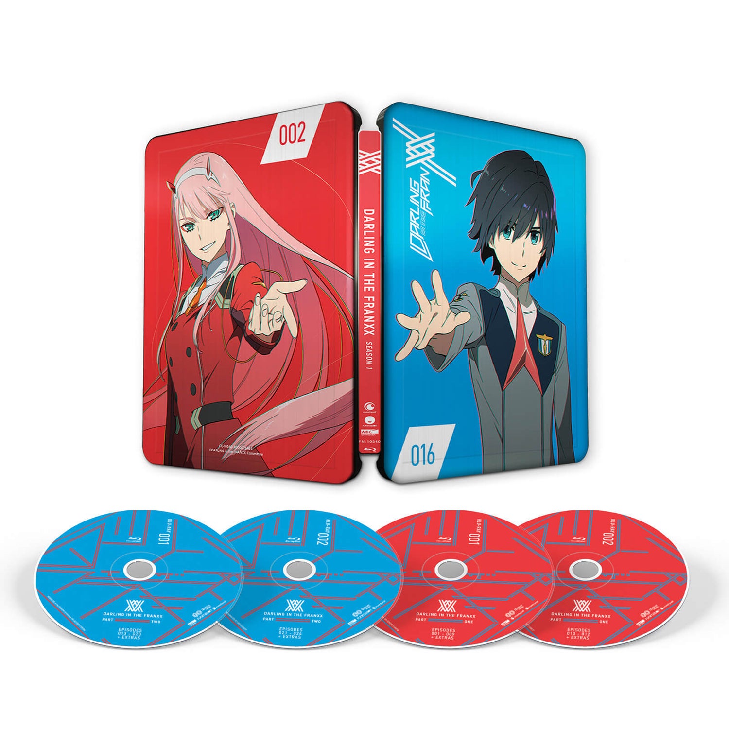 Darling in the FRANXX Season 1 - Zavvi Exclusive Blu-ray Steelbook Blu ...