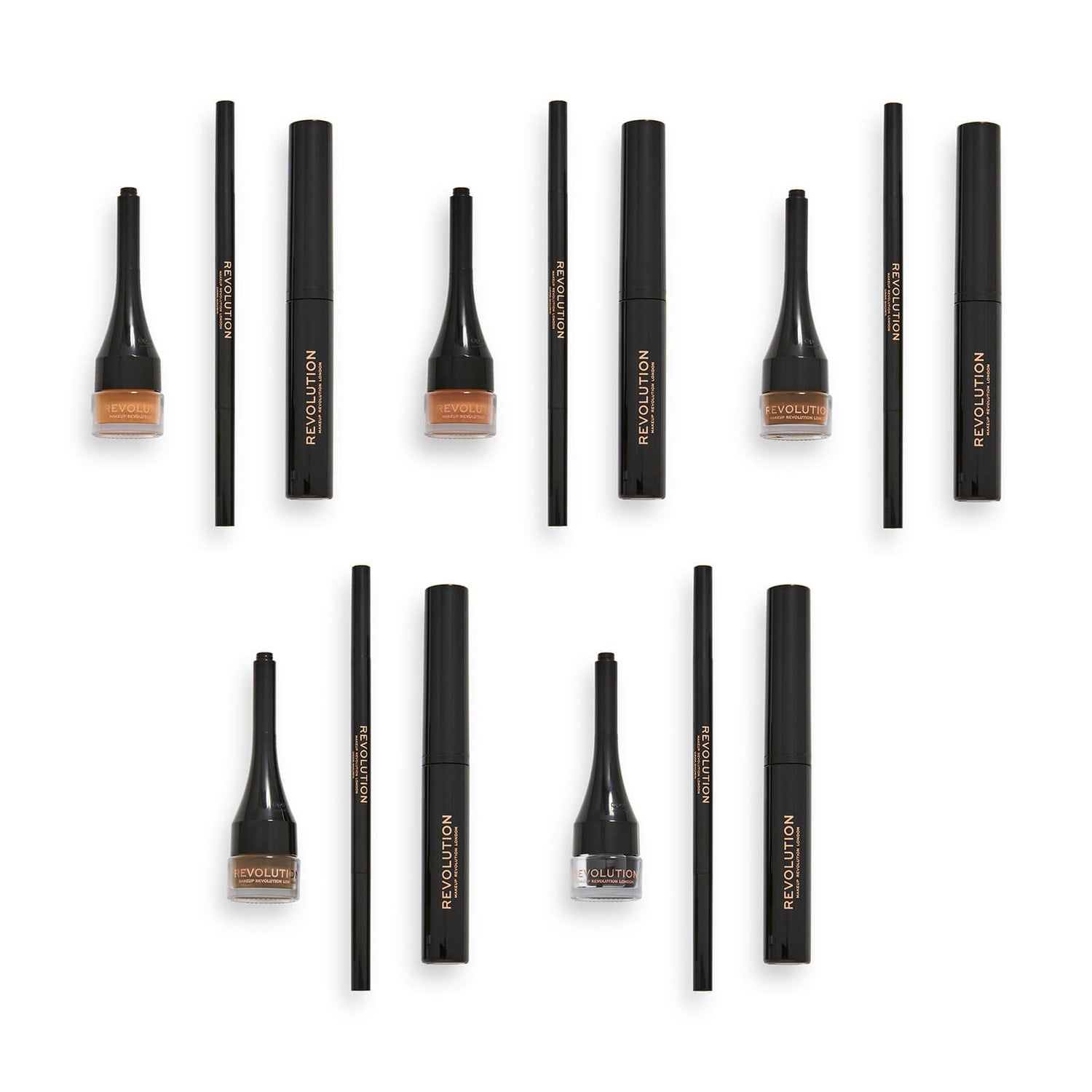 Makeup Revolution Ultra Brow Builder Kit (Various Shades) | LOOKFANTASTIC