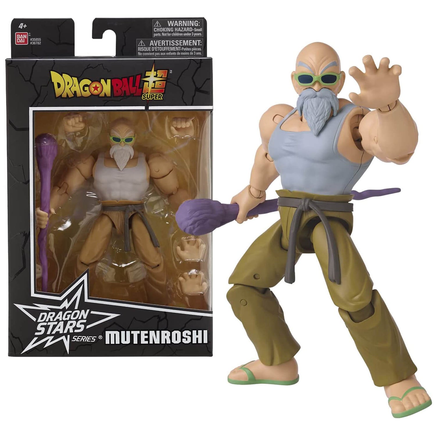 Bandai Dragon Stars Dragon Ball Super Master Roshi Action Figure ...