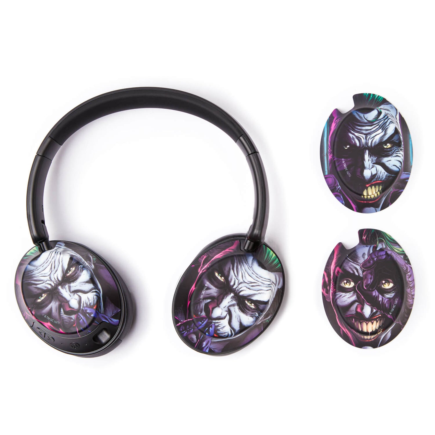 MOTH X DC The Three Jokers Over-Ear Headphones & Caps - IWOOT UK