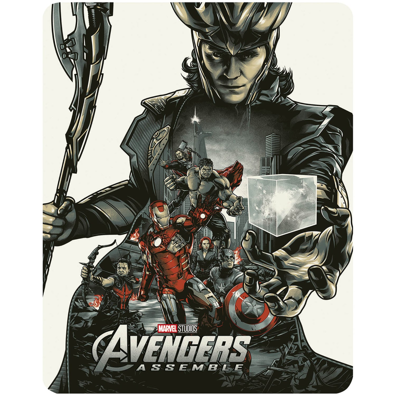 Marvel Studios' Avengers Assemble - Mondo #39 Zavvi Exclusive 4K Ultra ...
