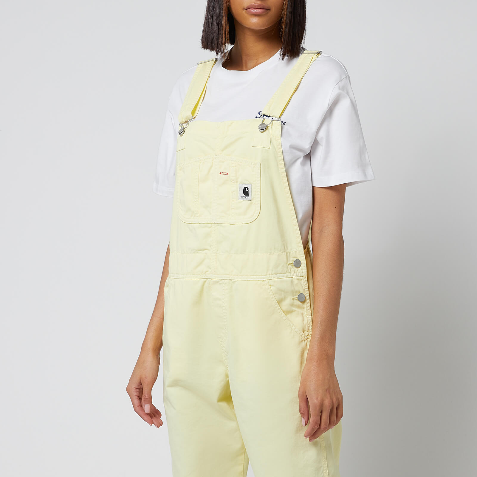 Carhartt WIP Women's Bib Straight Overall - Soft Yellow | TheHut.com