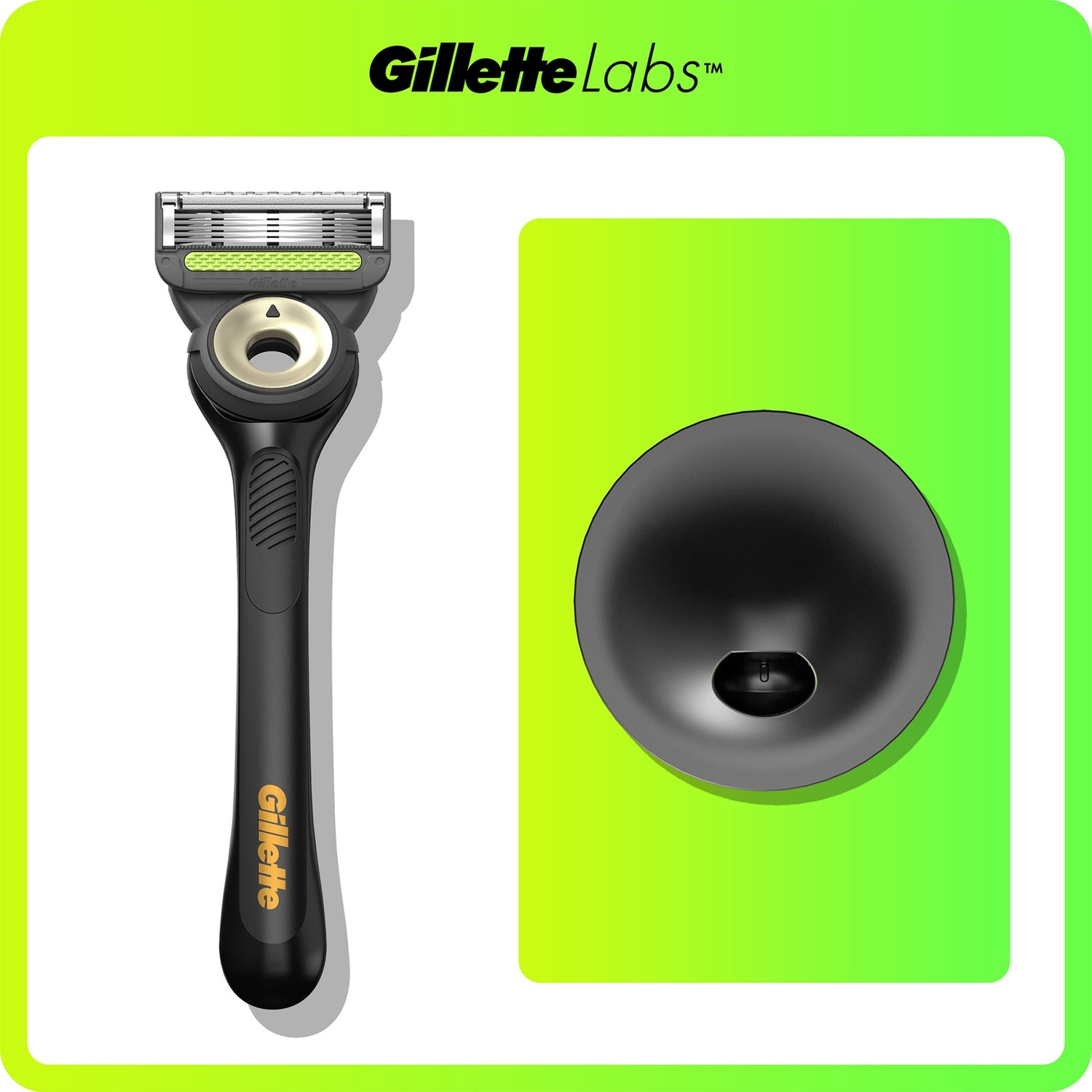 Gillette Labs Exfoliating Razor Black & Gold Edition | Gillette UK