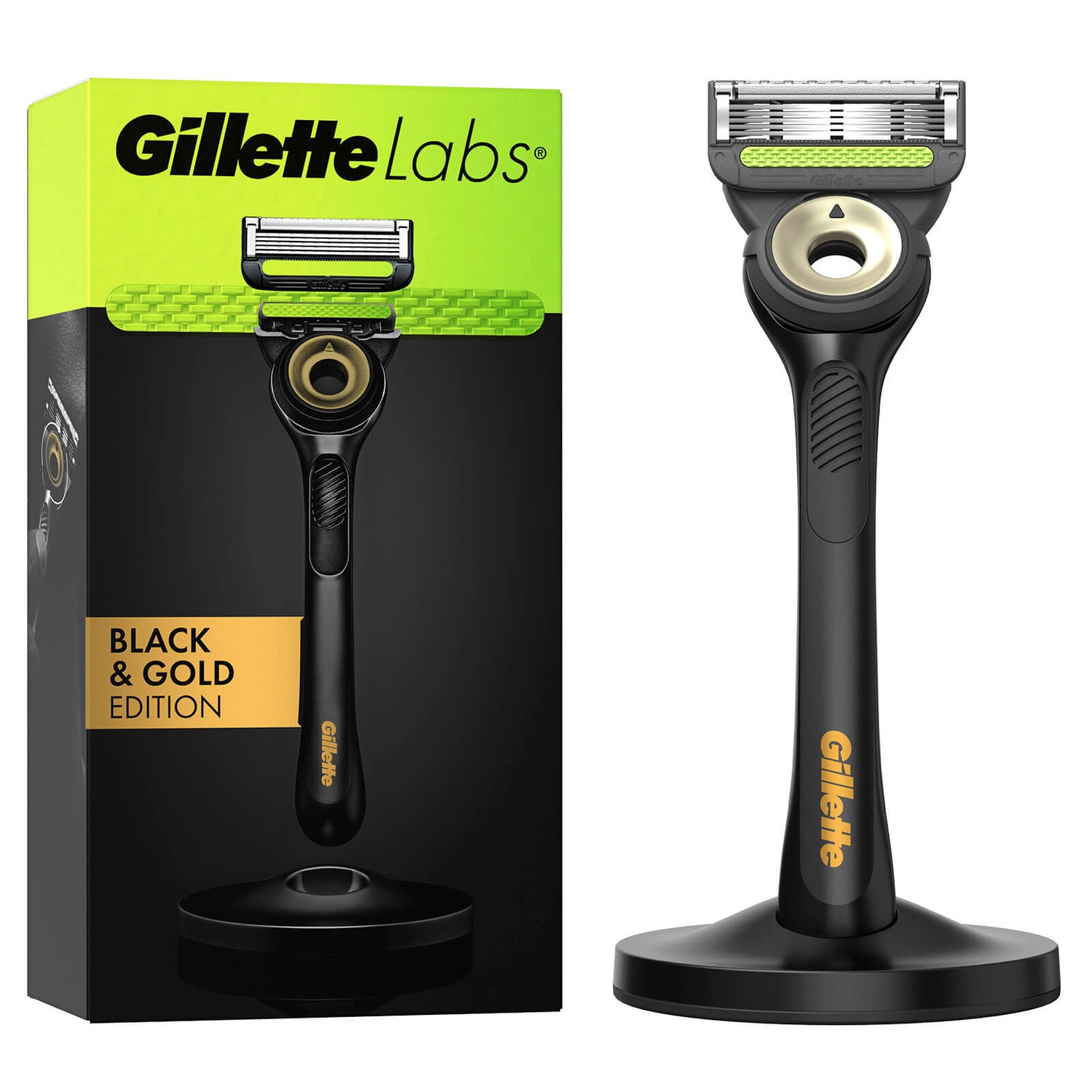 GilletteLabs Exfoliating Razor Black & Gold Edition | Gillette UK