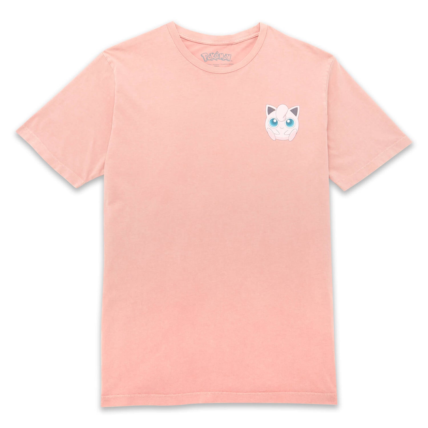 Pokémon Jigglypuff Unisex T-Shirt - Pink Acid Wash Clothing - Zavvi UK