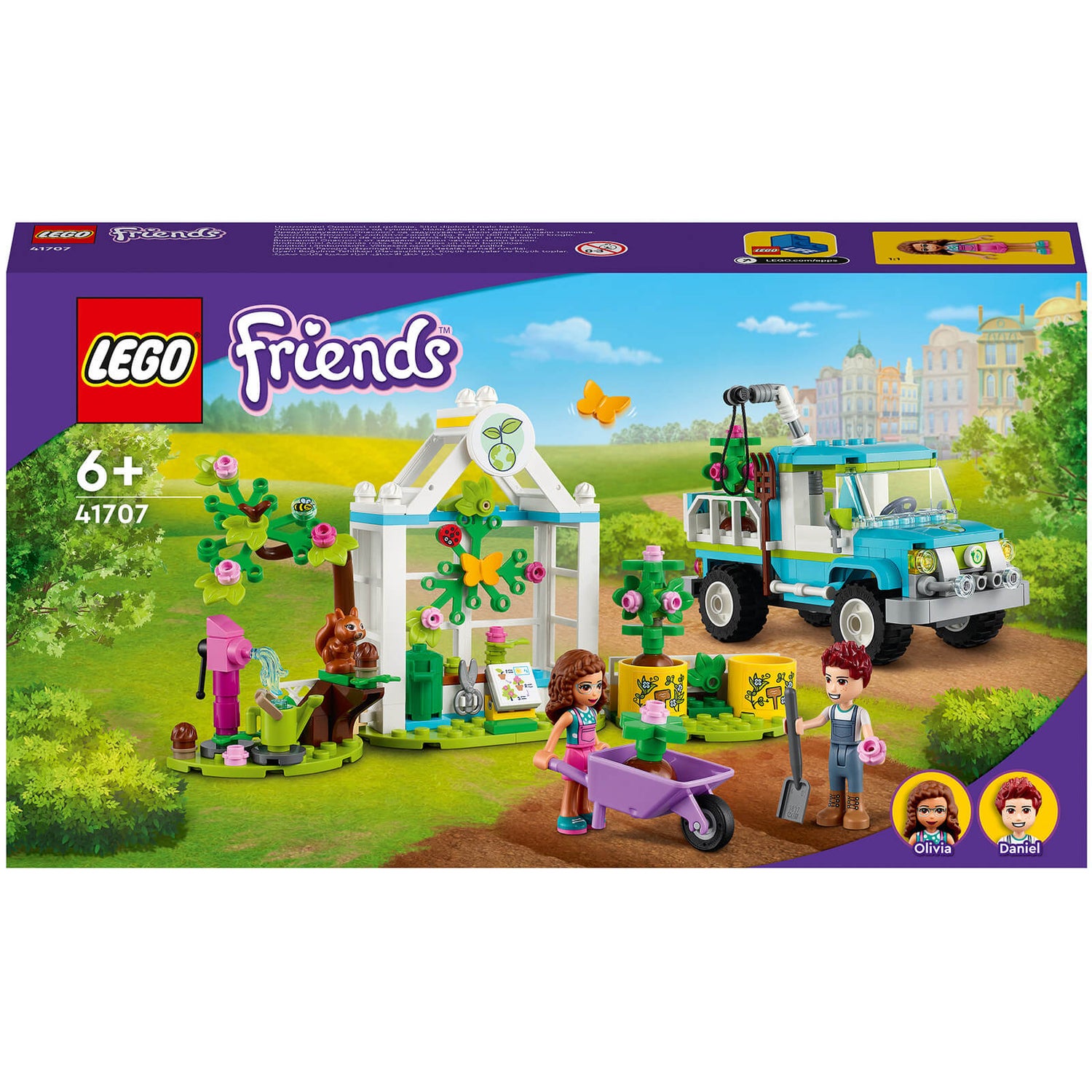 LEGO Friends: Tree-Planting Vehicle Toy Car with Olivia (41707) Toys ...