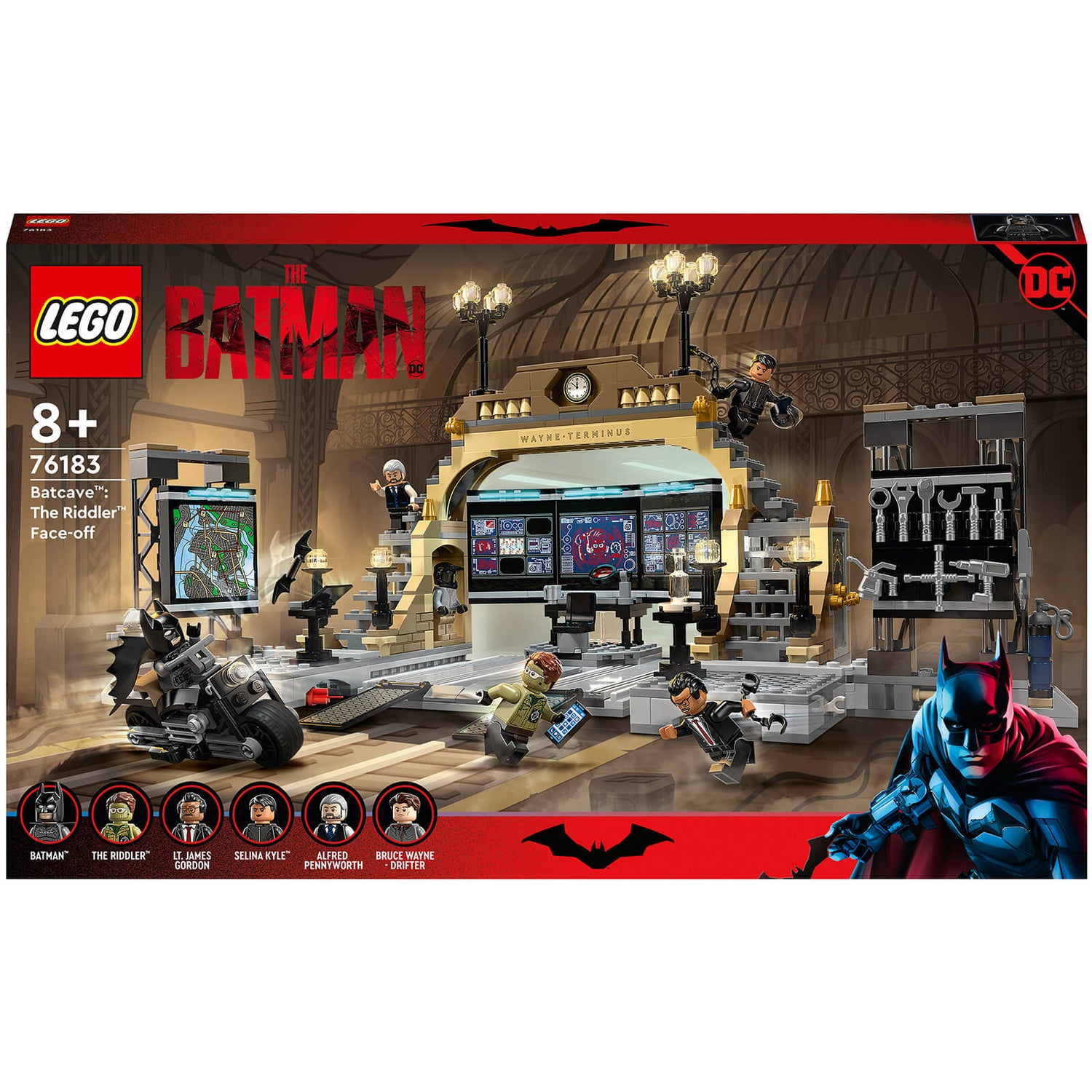 LEGO DC Batman Batcave: The Riddler Face-off Set (76183) | retro vibes ...