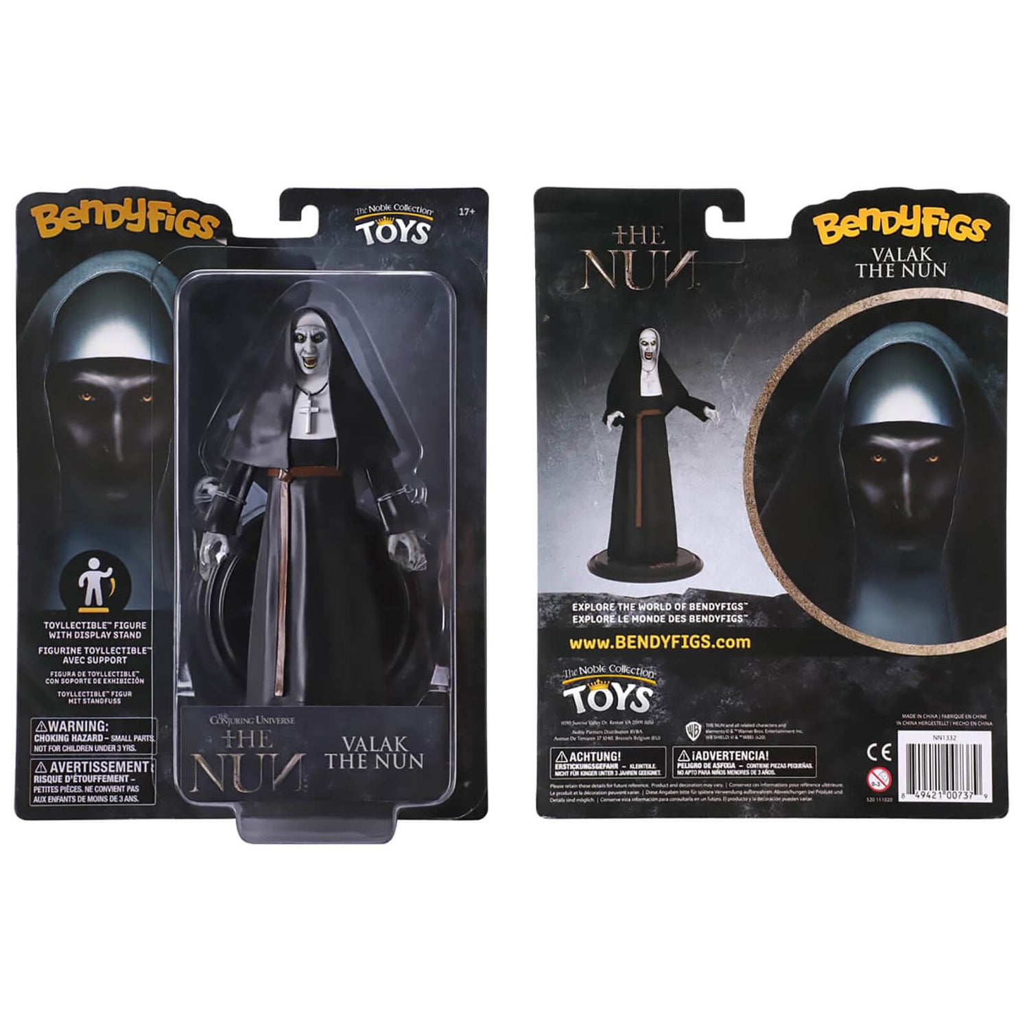 Noble Collection The Nun Valak the Nun BendyFig 7 Inch Action Figure ...