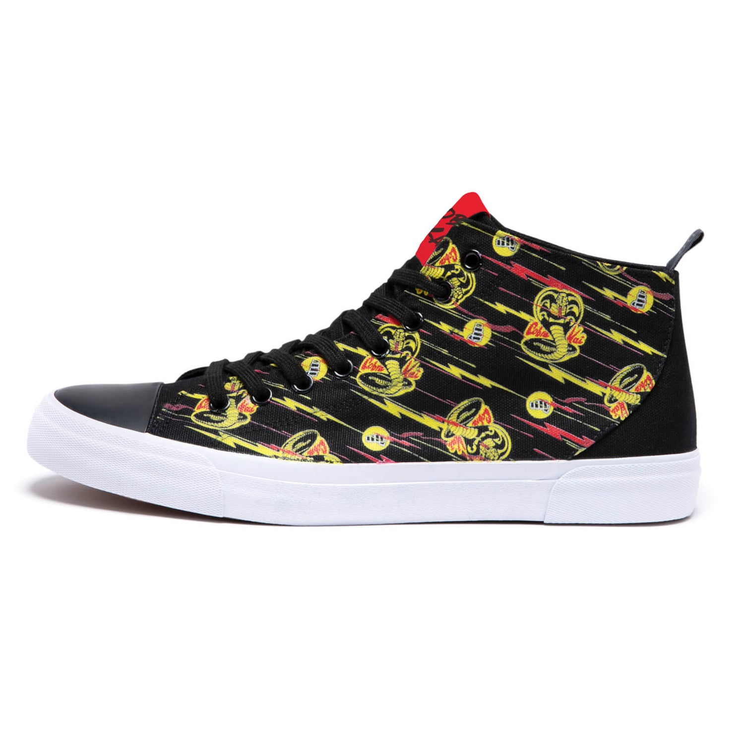 Akedo x Cobra Kai Lightning High Top - Black Clothing - Zavvi UK