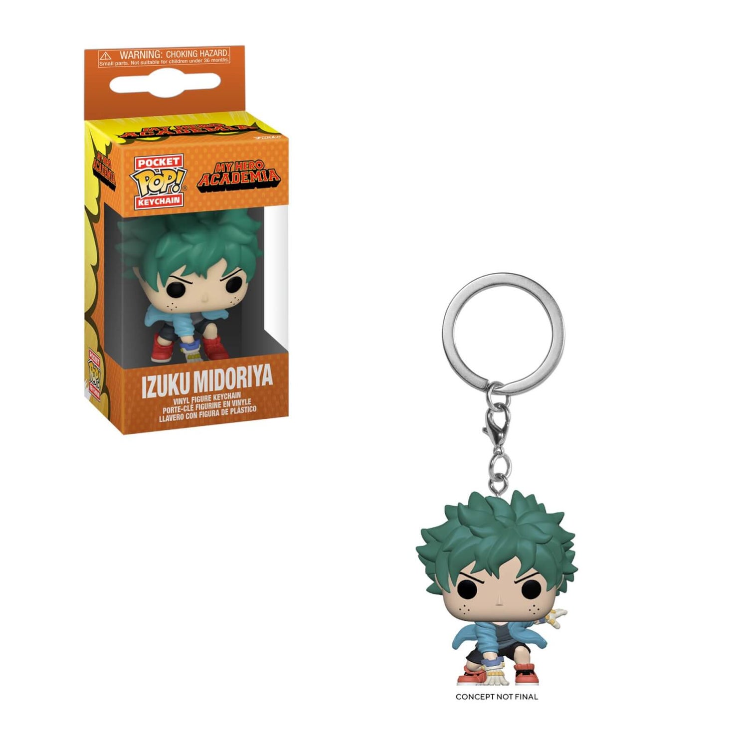 My Hero Academia Deku with Gloves Funko Pop! Keychain Merchandise ...