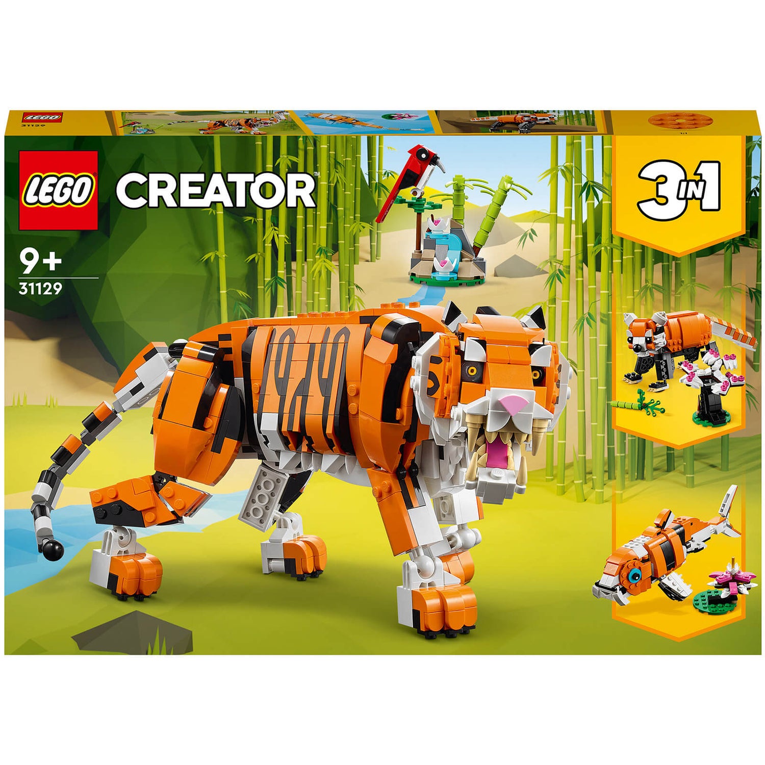 LEGO Creator: Majestic Tiger (31129) Toys - Zavvi US