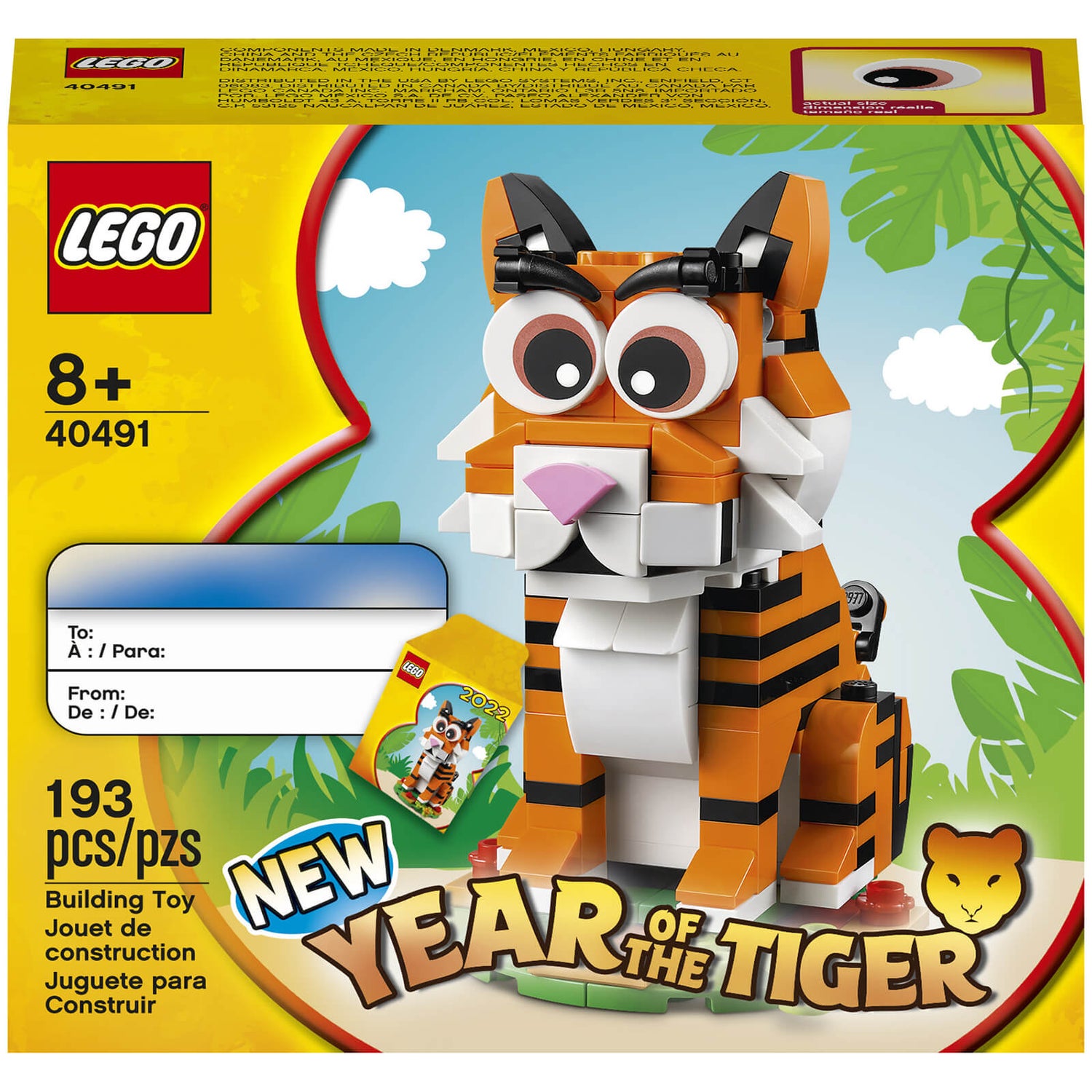 LEGO: Year of the Tiger (40491) Toys - Zavvi US