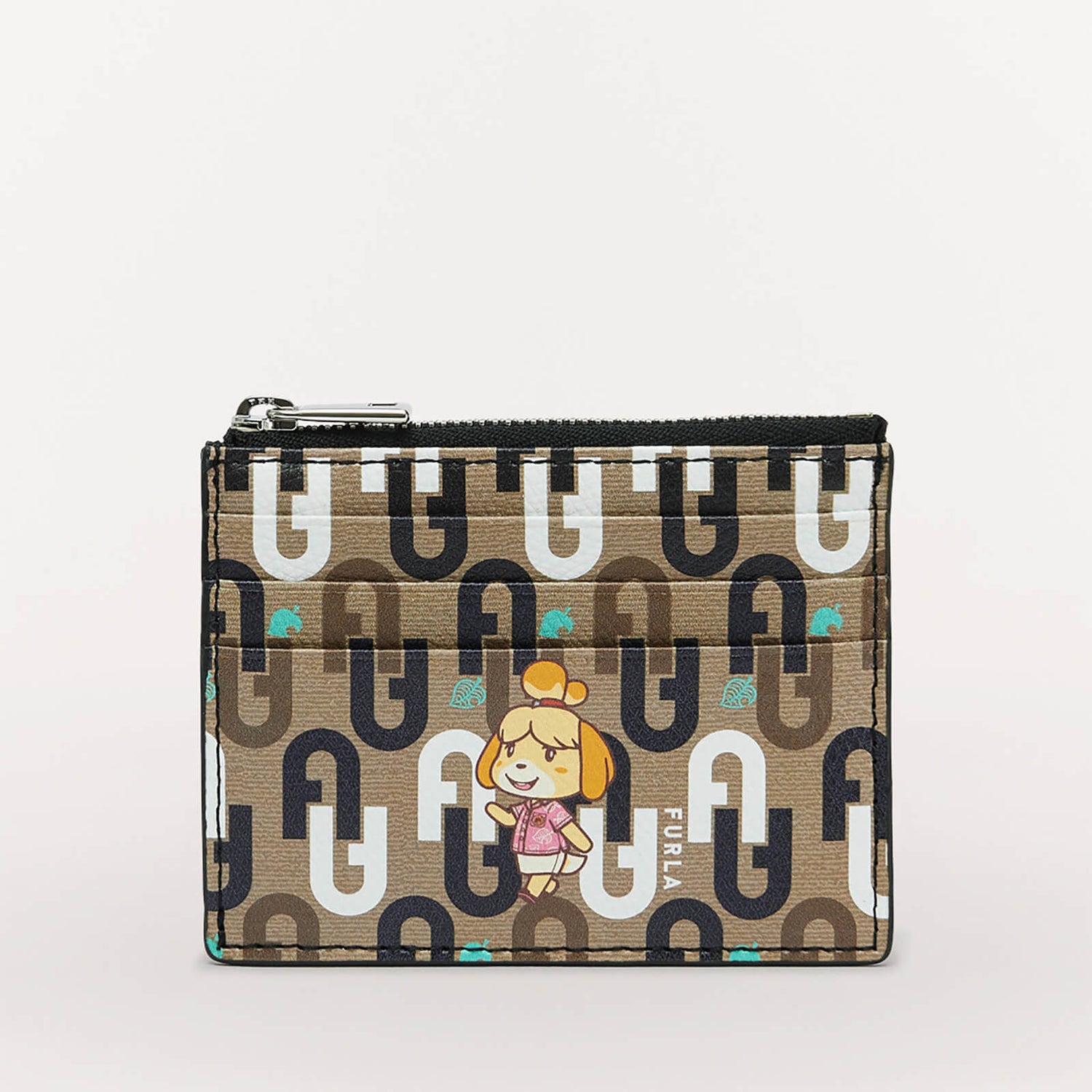 Furla Women's Animal Crossing Card Case - Khaki