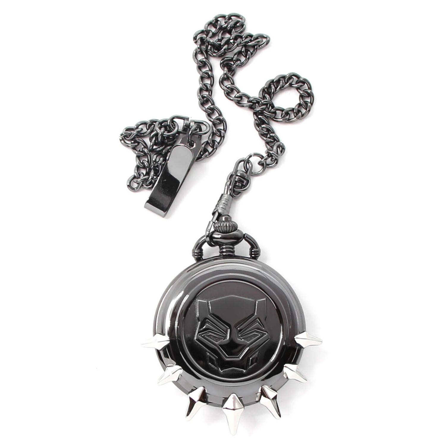 Marvel Black Panther Gun Metal Pocket Watch | retro vibes and nostalgia ...