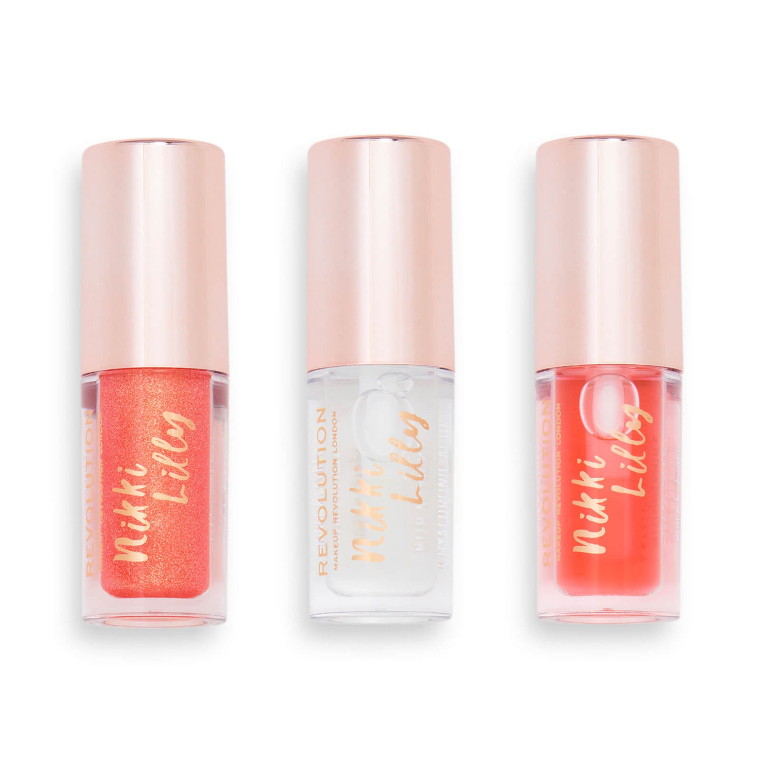 Makeup Revolution X Nikki Lilly Lip Oil Set | LOOKFANTASTIC