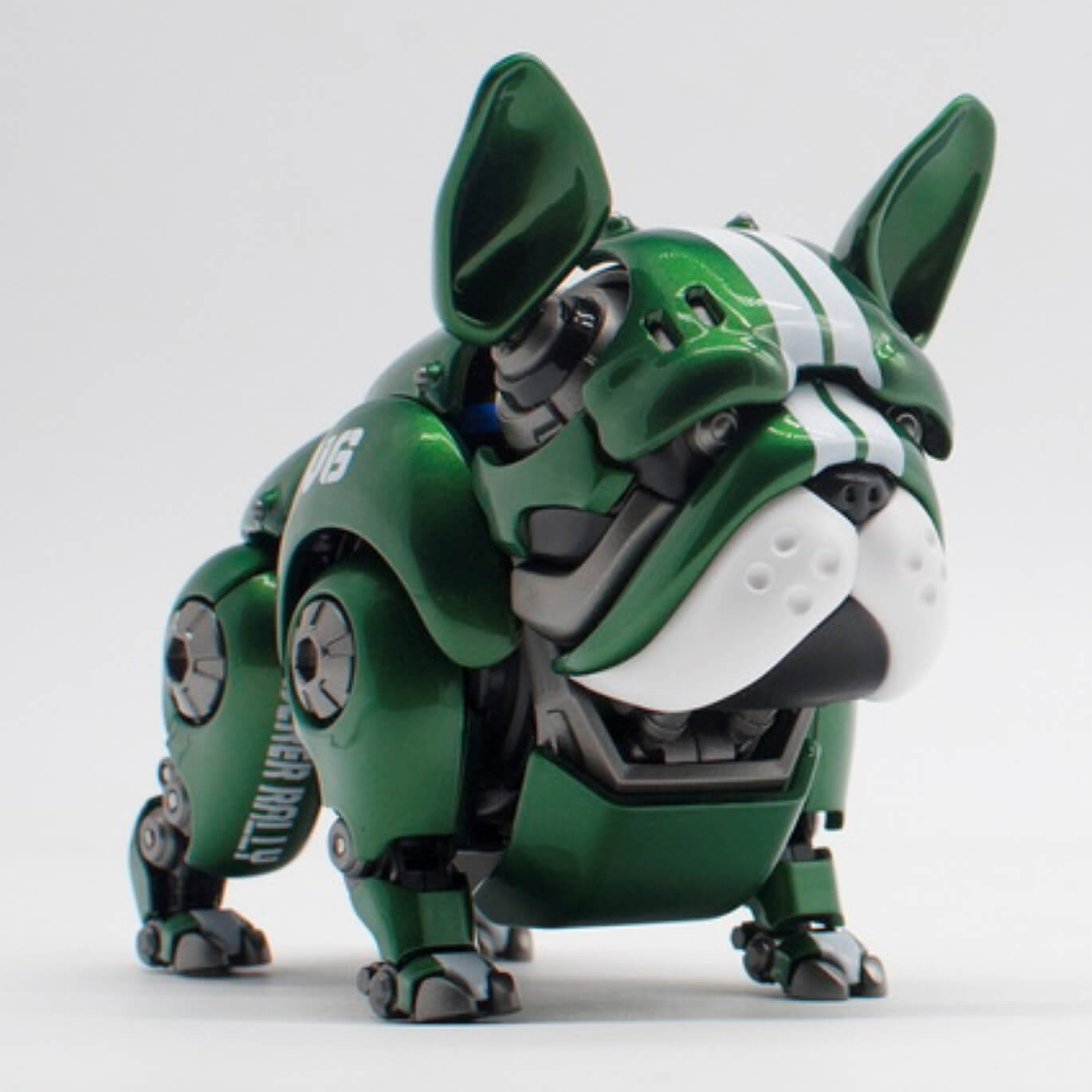 Mecha-Bulldog Action Figure (Green) Merchandise - Zavvi US
