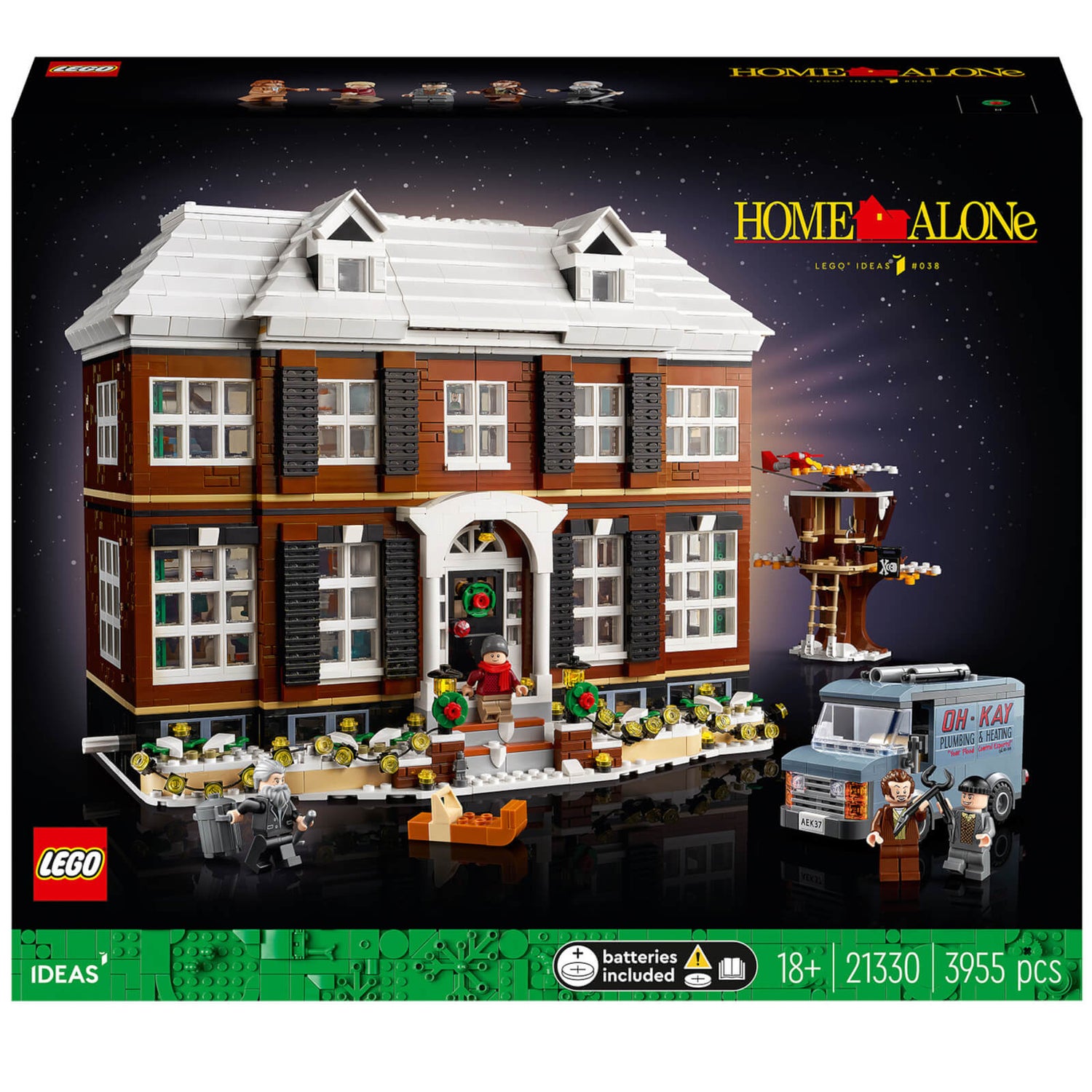 LEGO Ideas: Home Alone McCallisters House Building Set (21330) Toys ...