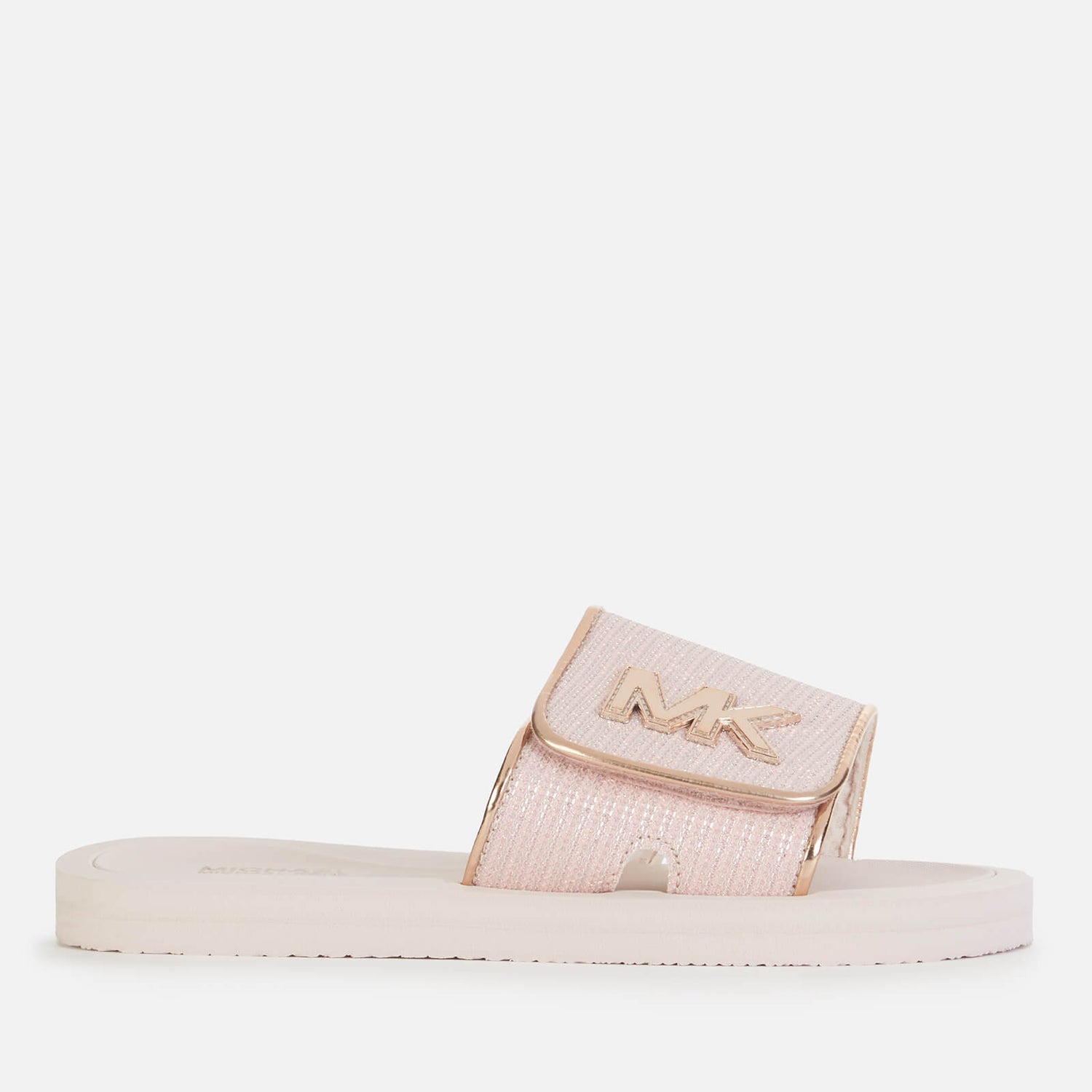 Michael Kors Girls' Eli Rylee Slide Sandals - Soft Pink | TheHut.com