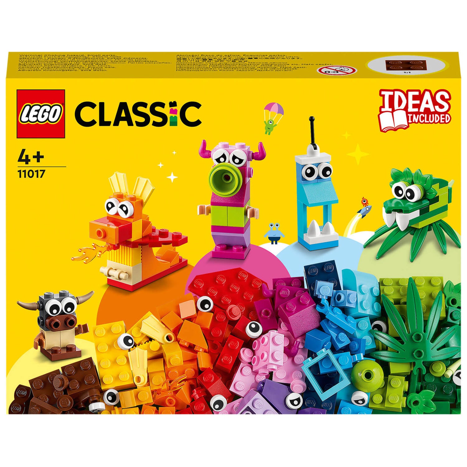 LEGO Classic: Creative Monsters 5 Mini Build Bricks Set (11017) Toys ...