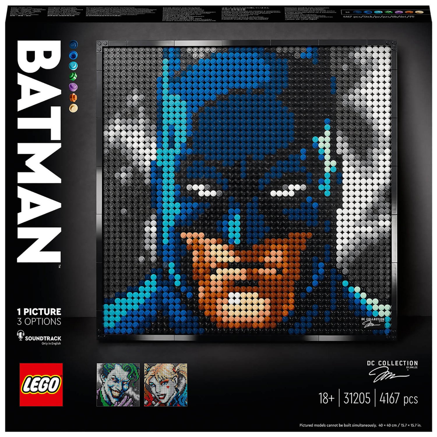 LEGO Art Jim Lee Batman Collection Wall Decor Set (31205) Toys - Zavvi UK