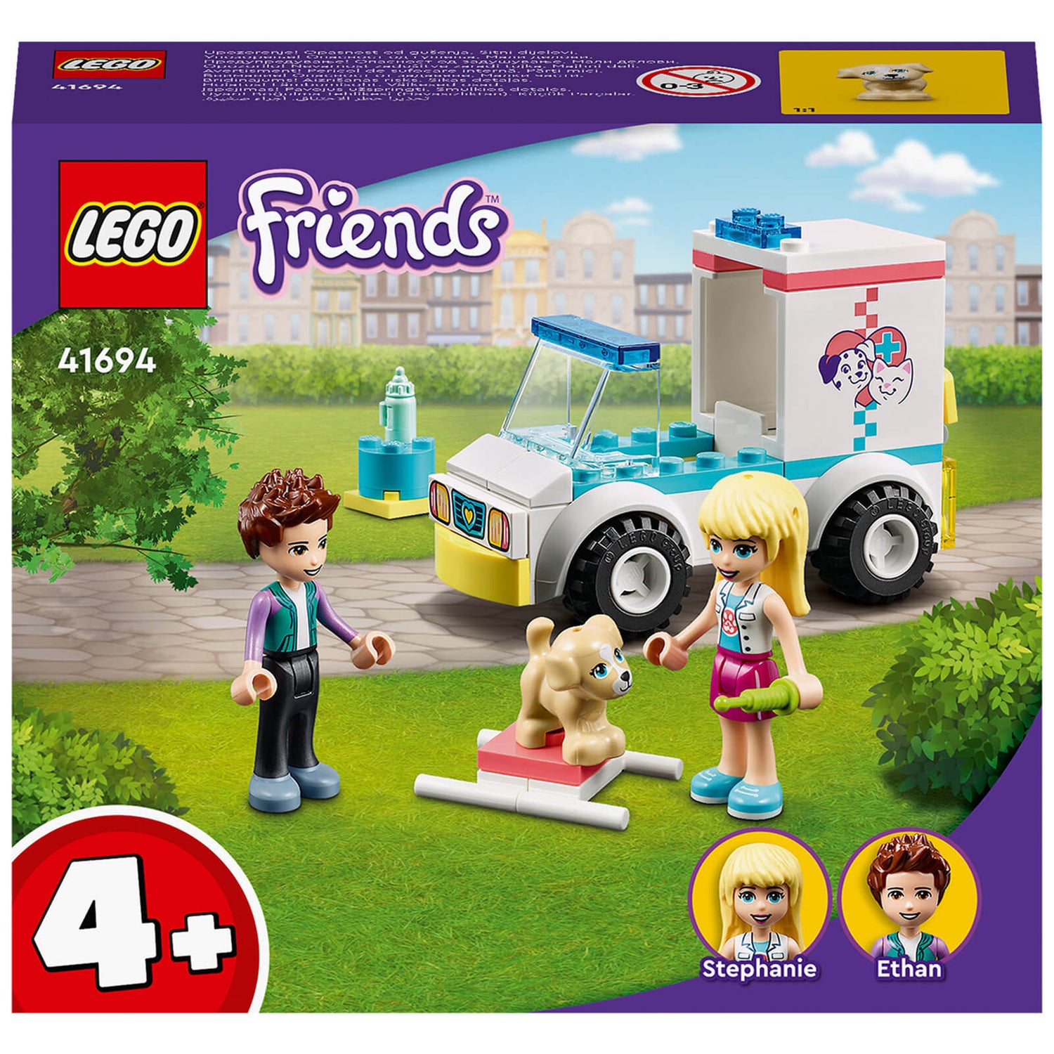 LEGO Friends: Pet Clinic Ambulance Animal Rescue Toy (41694) Toys ...