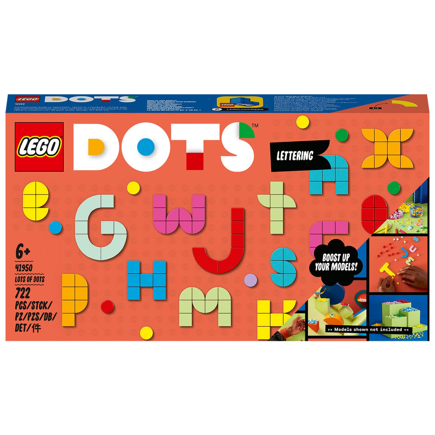 LEGO DOTS: Lots of DOTS Lettering Set for Boards + Decor (41950) Toys ...