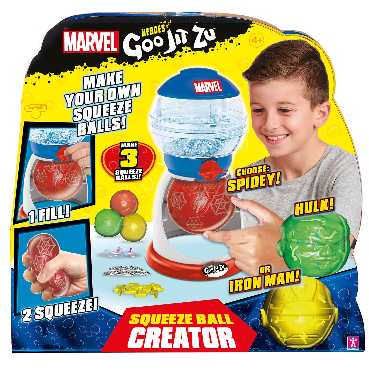 Heroes of Goo Jit Zu - Marvel Squeeze Ball Maker Toys - Zavvi UK