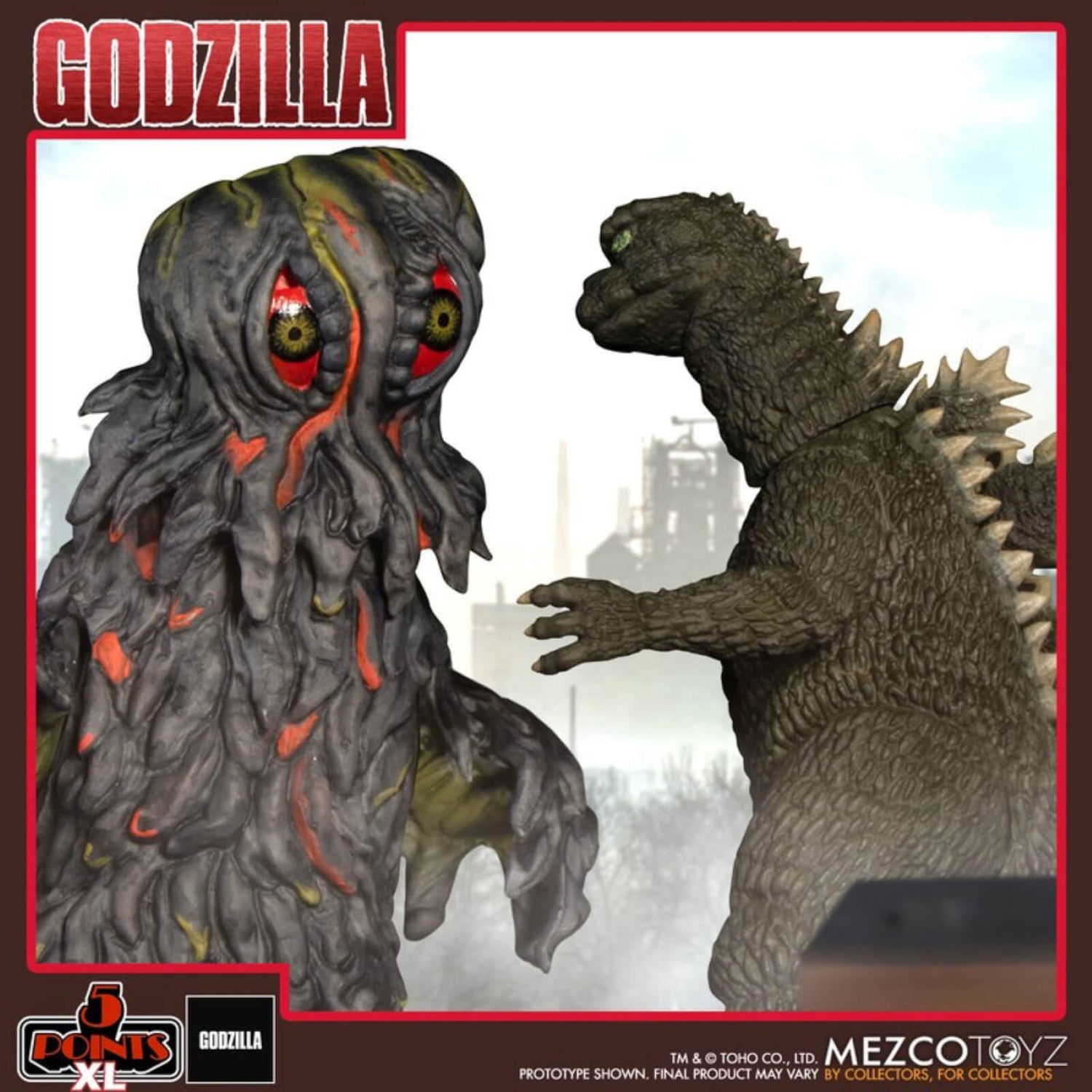 5 Points XL Godzilla vs Hedorah (1971) Godzilla, Final Form Hedorah ...
